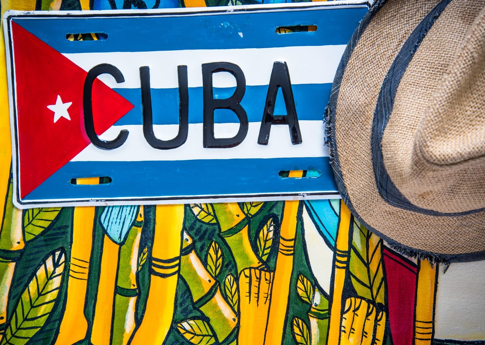 Cuban Decor BELECO 5x3ft Fabric Cuba Havana Backdrop Cuban Flag Vintage ...