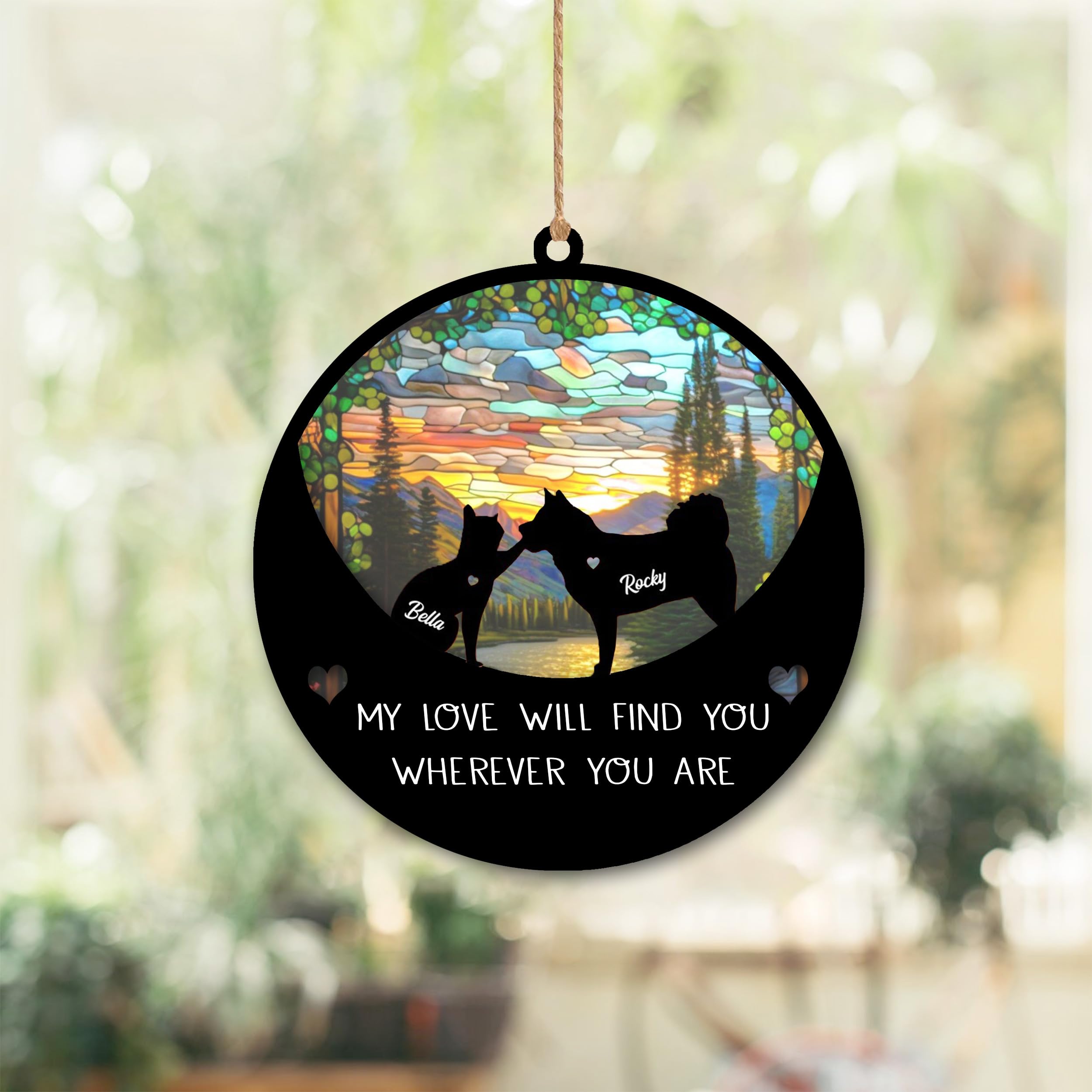 Suncatcher Quotes Stained Glass Heart Suncatcher Craft + PRINTABLE