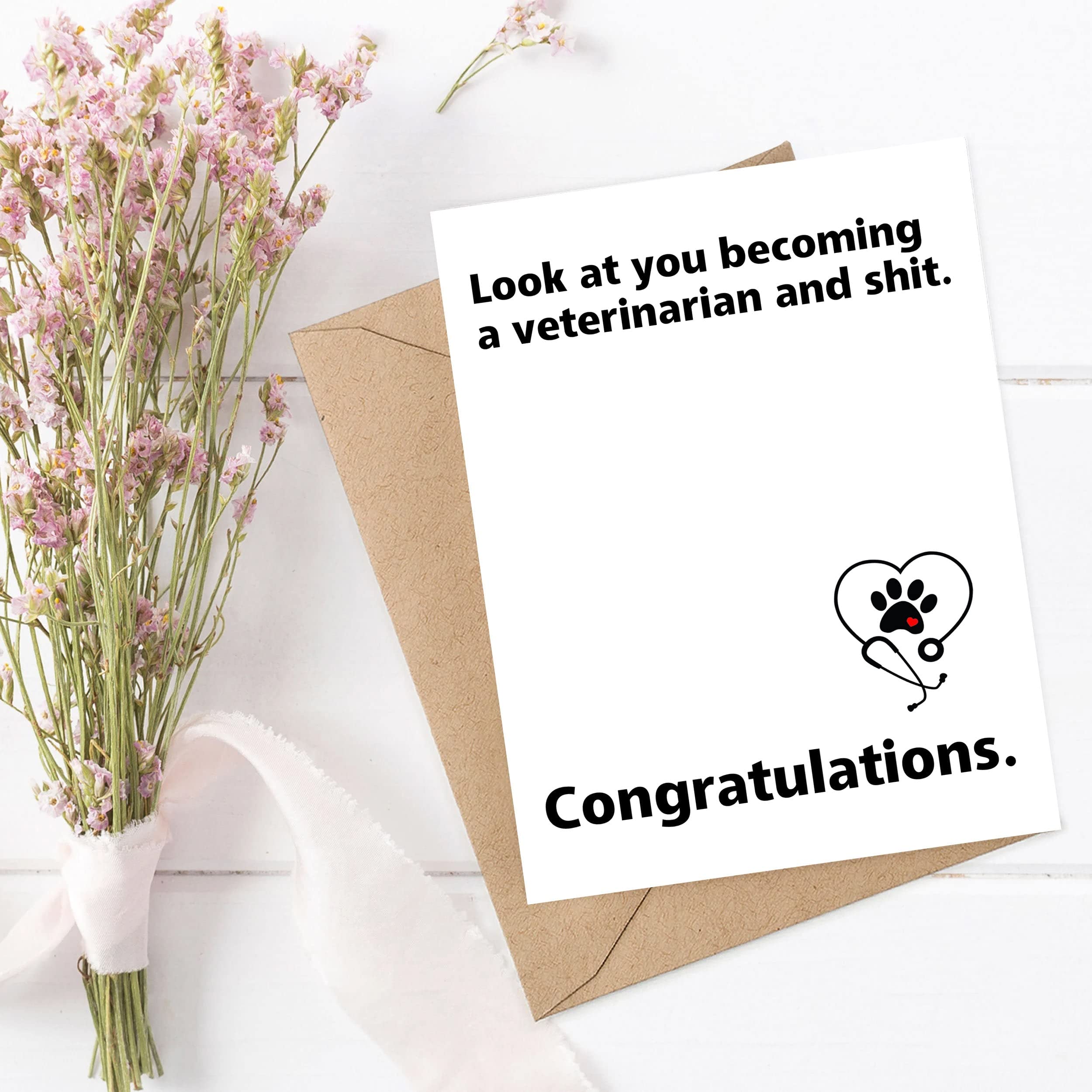 Snapklik.com : Veterinarian Graduation Card - Graduation Card For Vet ...