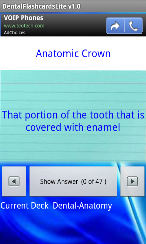 Dental Flashcards Lite:Amazon.co.uk:Appstore for Android