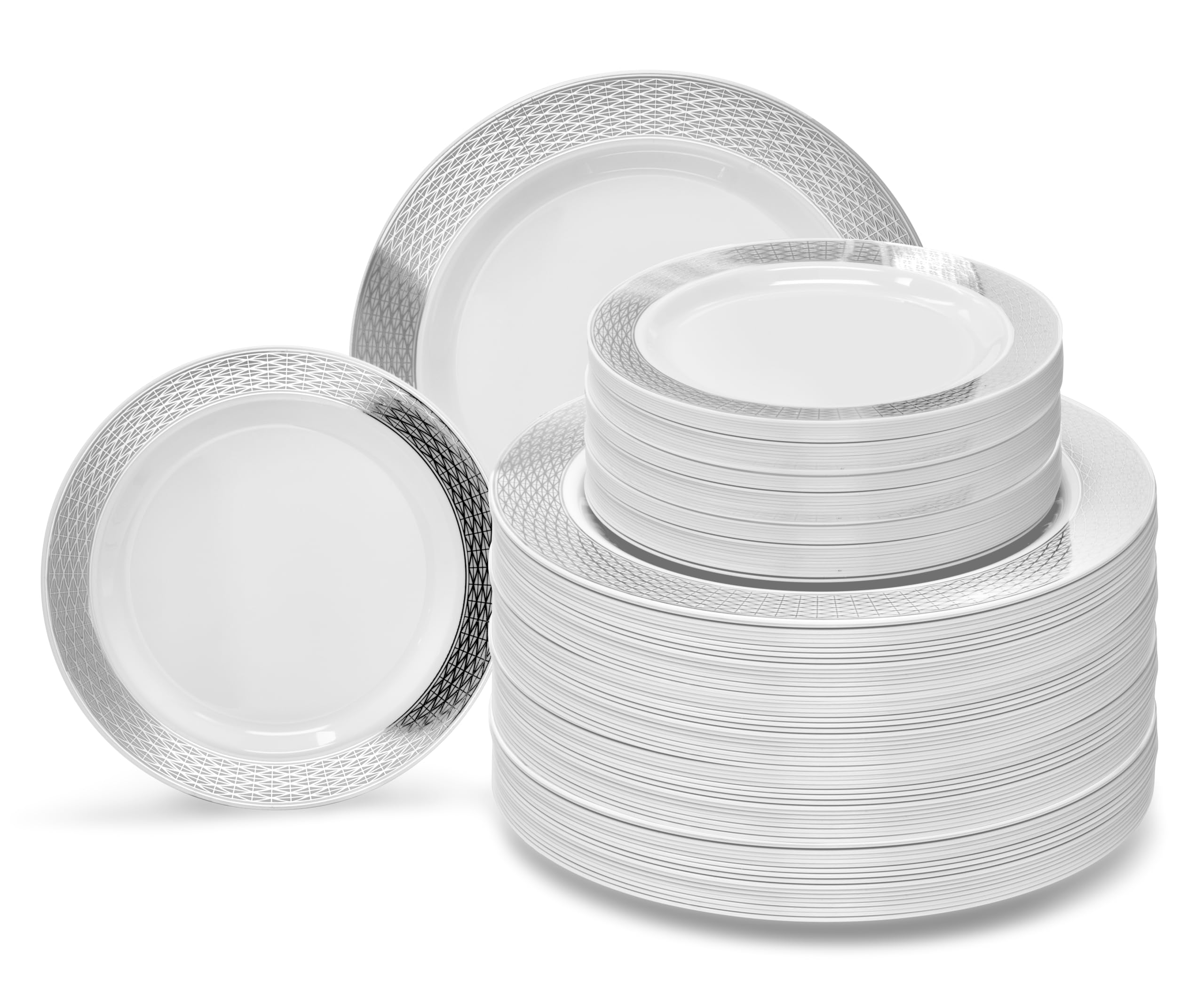 Amazon.com: OCCASIONS 240 Plates Pack,(120 Guests) Heavyweight Premium ...