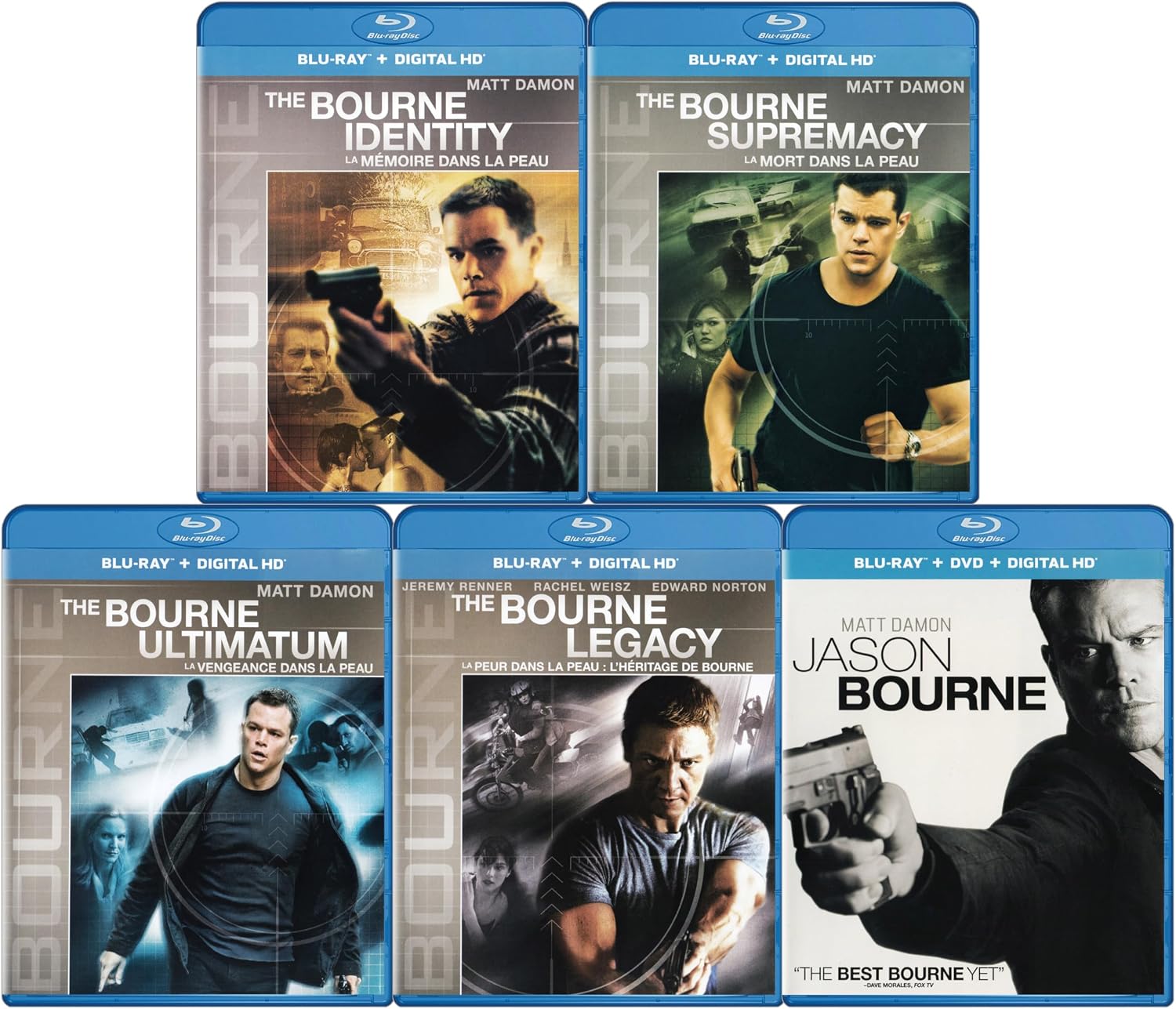 The Bourne Identity / Bourne Supremacy / Bourne Ultimatum / Bourne ...