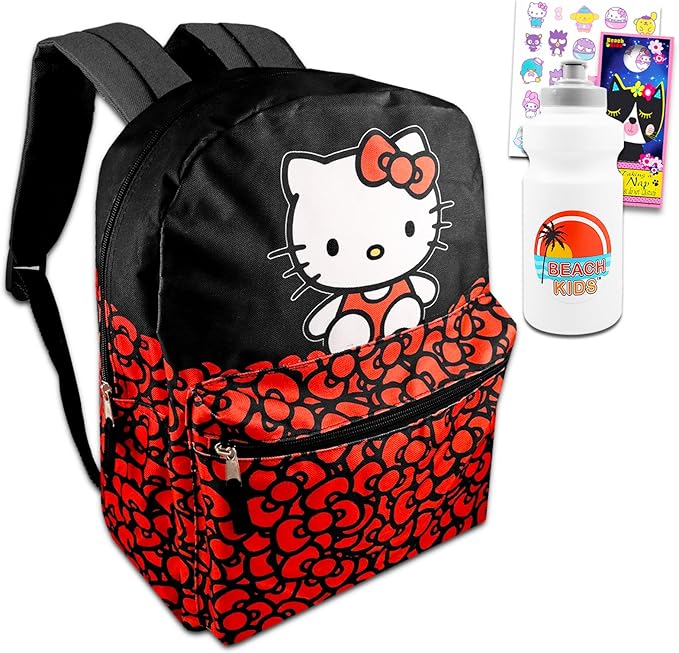 Amazon.com | Hello Kitty Backpack - Bundle with 16” Hello Kitty School ...