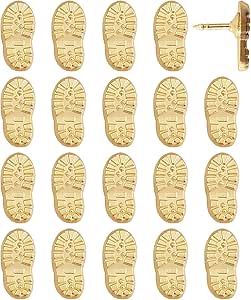 Amazon.com: Hiking Boot Print Push Pins - Gold Boot Print Pins - for ...