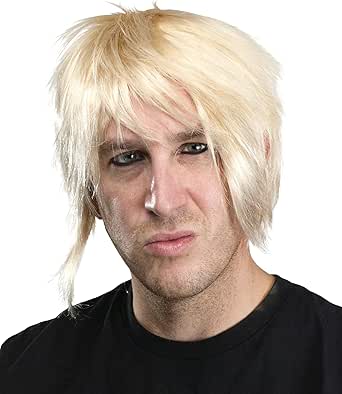 Amazon.com: Fun World Men's Emo Assortment Blonde Costume Wig Halloween ...