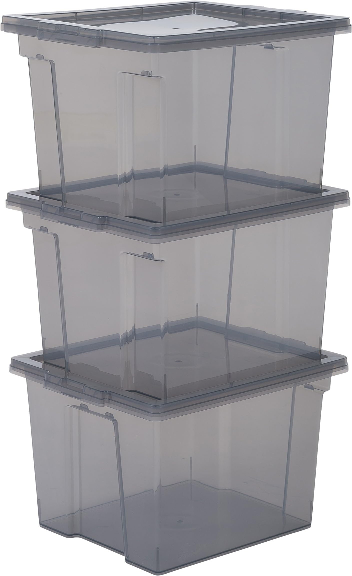 Iris Ohyama, Boite rangement plastique, Boite de rangement bureau, Lot ...