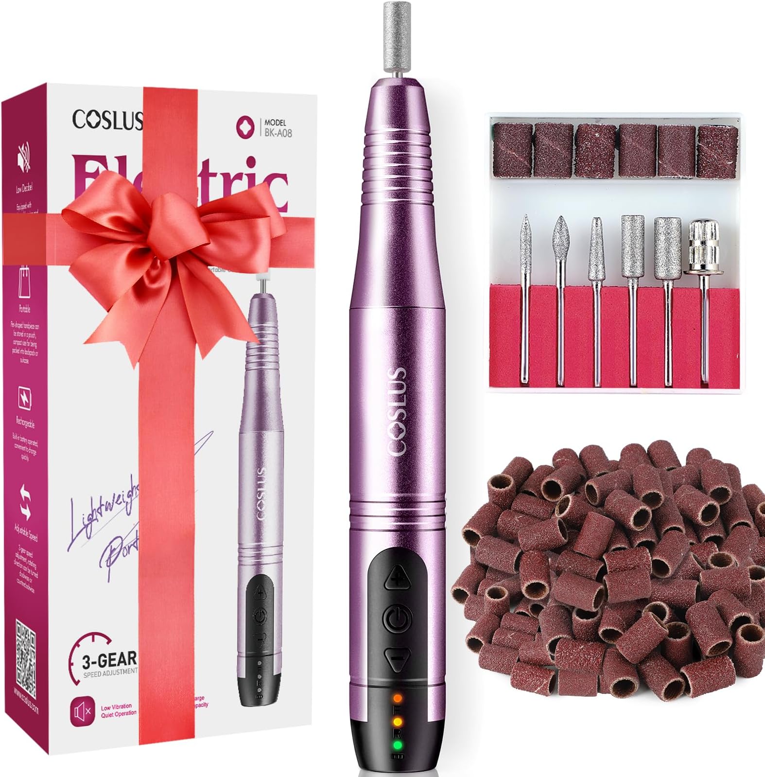Amazon.com: Nail Dust Collector Machine & Electric Nail Drill Kit， 5 in ...