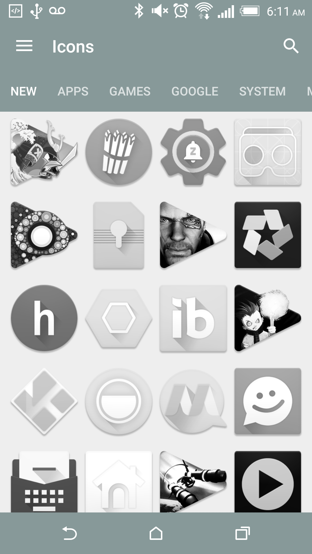 GREY - Icon Pack - App on Amazon Appstore