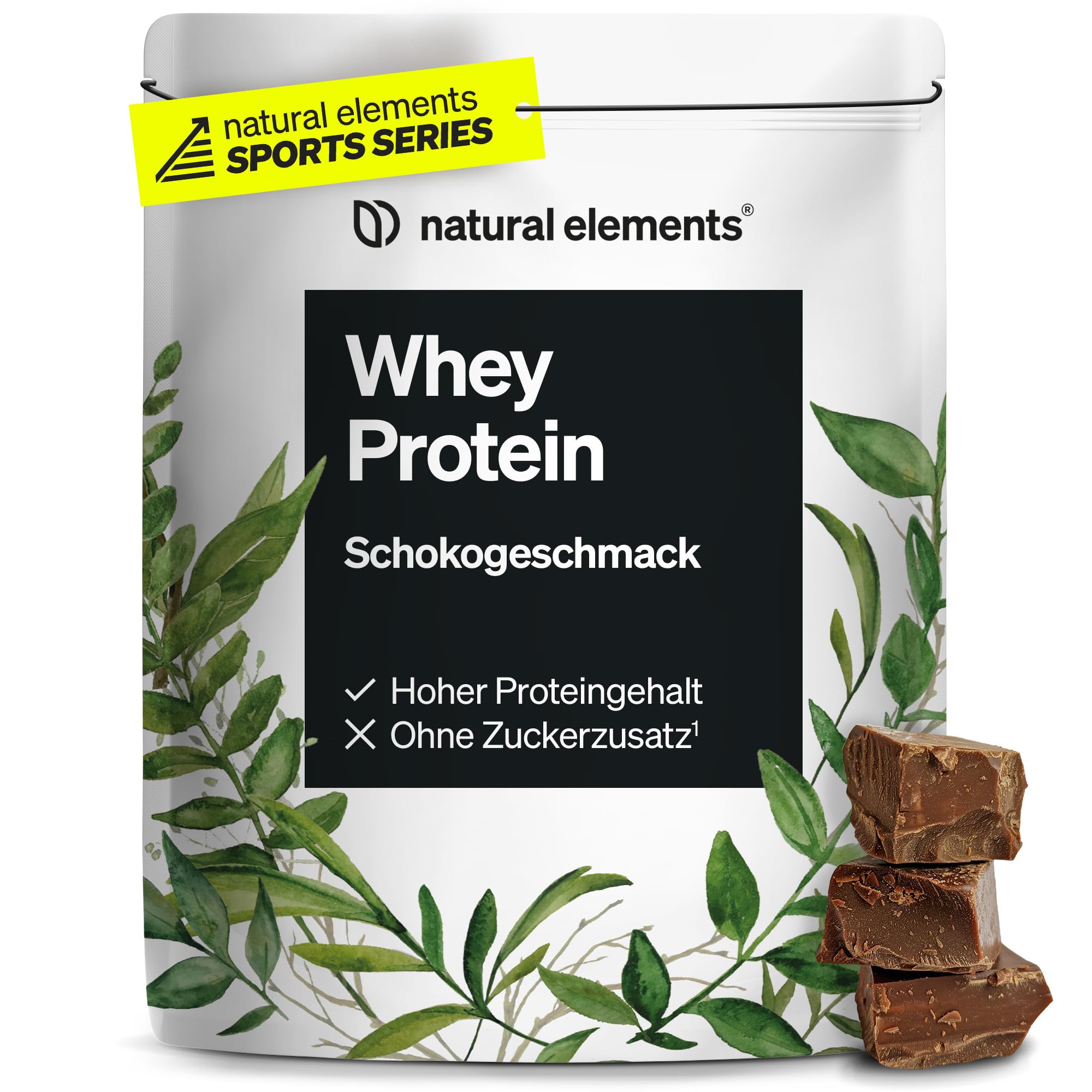 Whey Protein Pulver – Schoko – 1kg – 23g Protein pro Portion – für ...