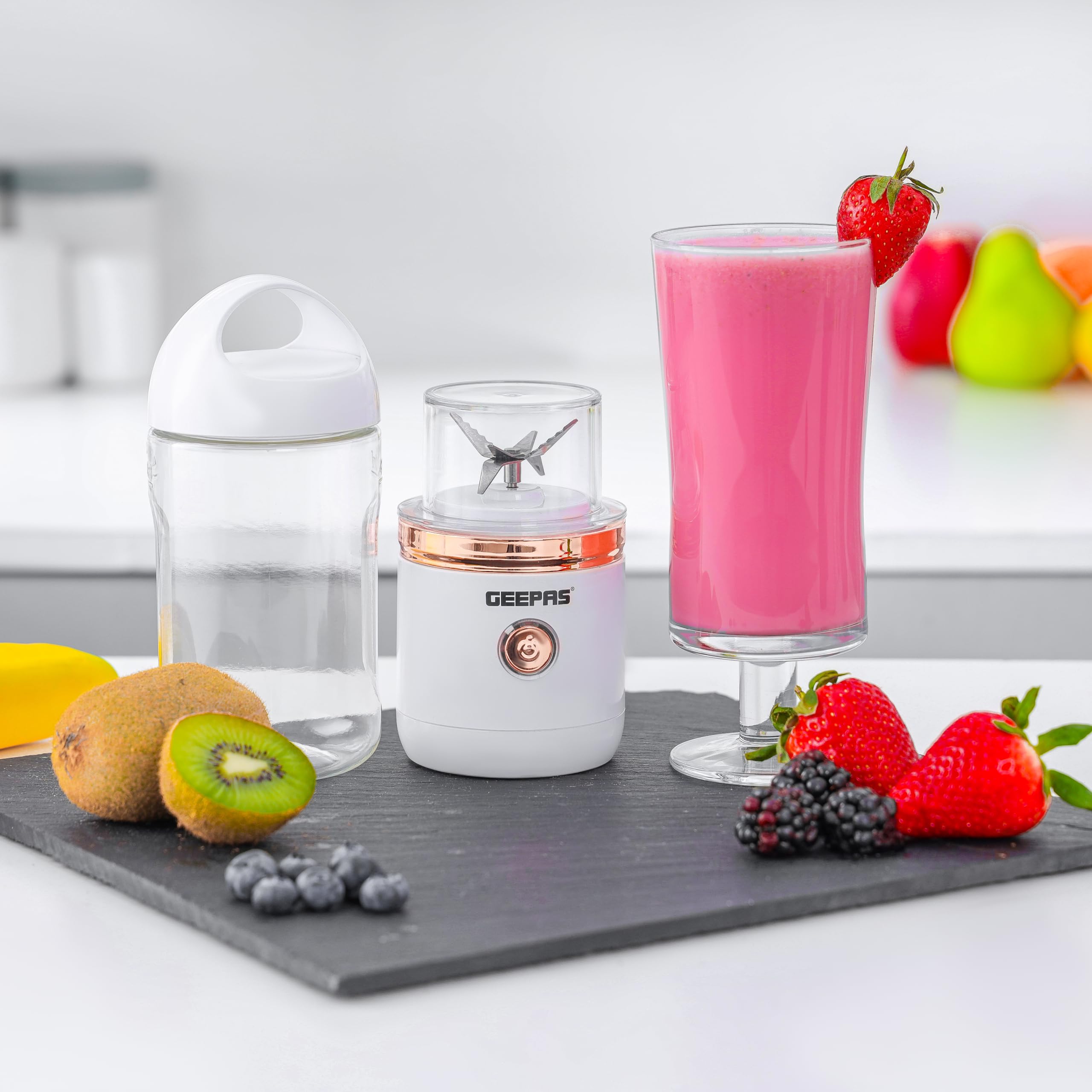 Geepas Rechargeable Portable Blender- GSB44058/ 420 ml Capacity ...