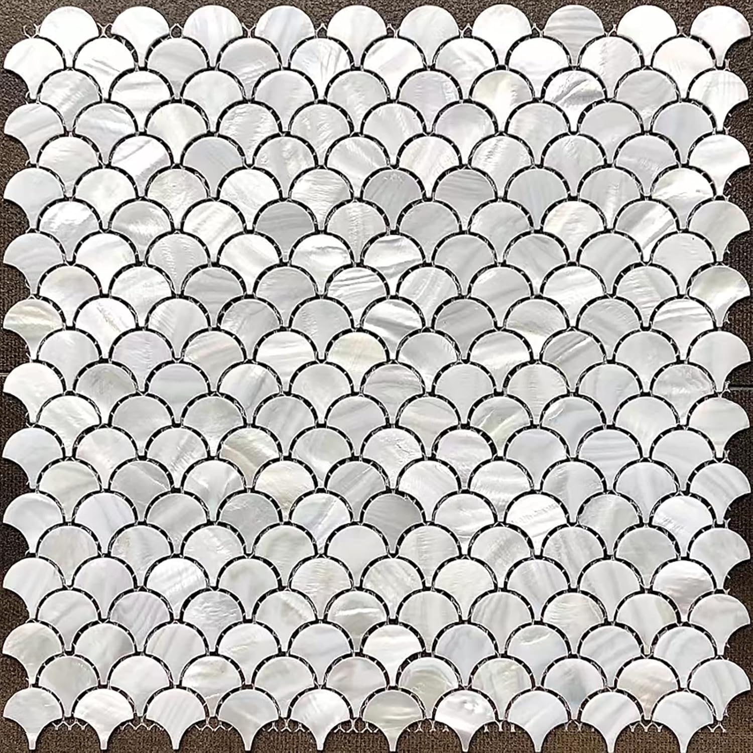 MOP Mother of Pearl Shell Fish Scale Tile Backsplash for Kitchen ...