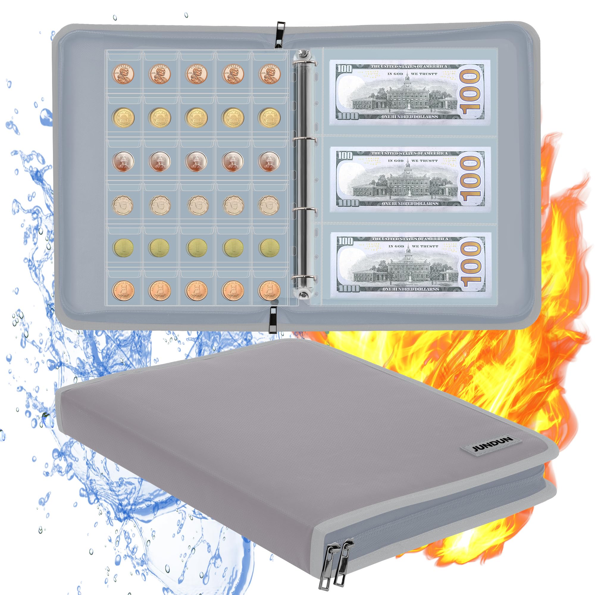 Amazon.com: Coin Collection Book Holder for Collectors, 300 Pockets ...