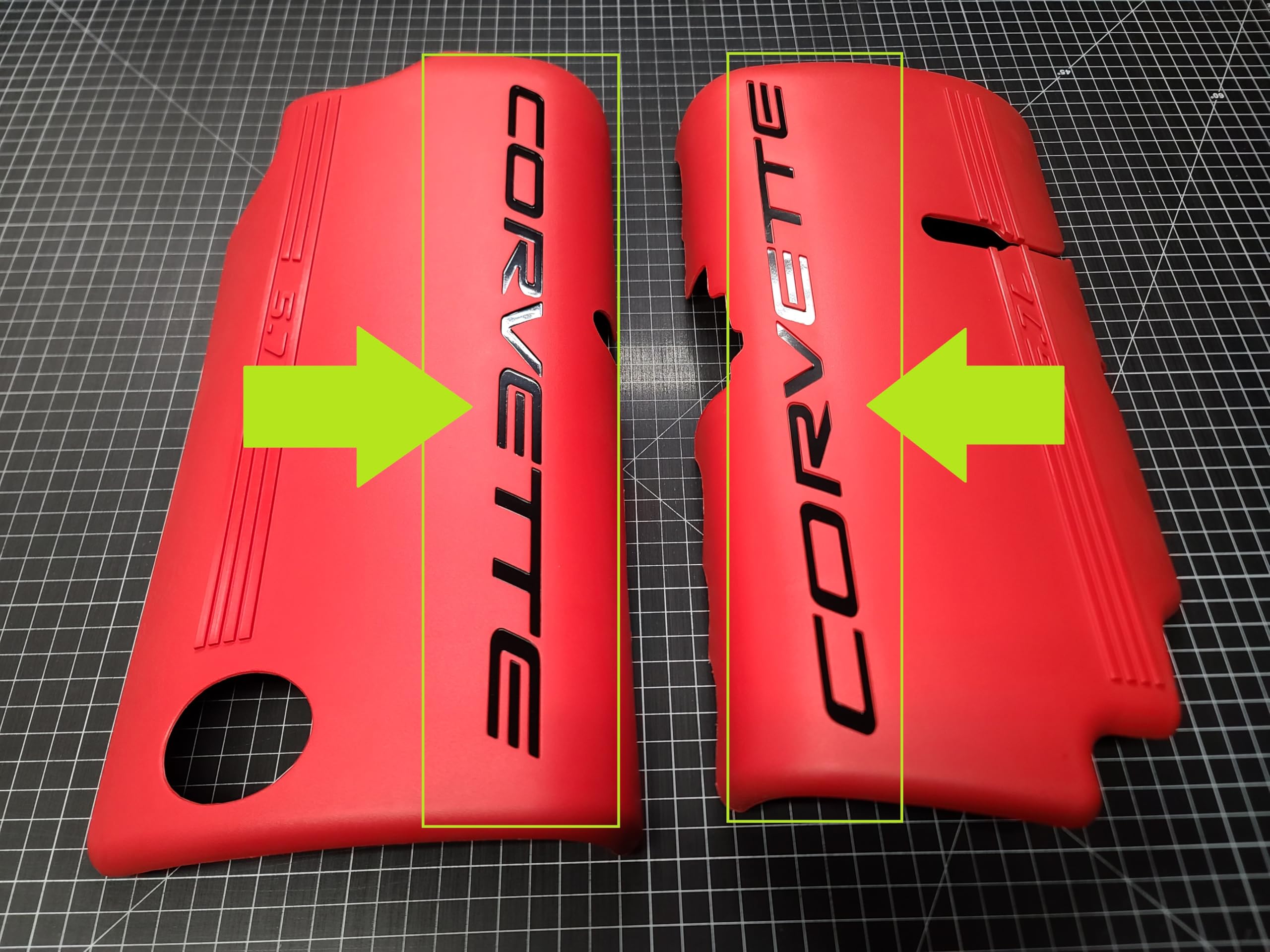 Amazon.com - Corvette Decal Letter Inlays for C5 Fuel Rail Engine ...