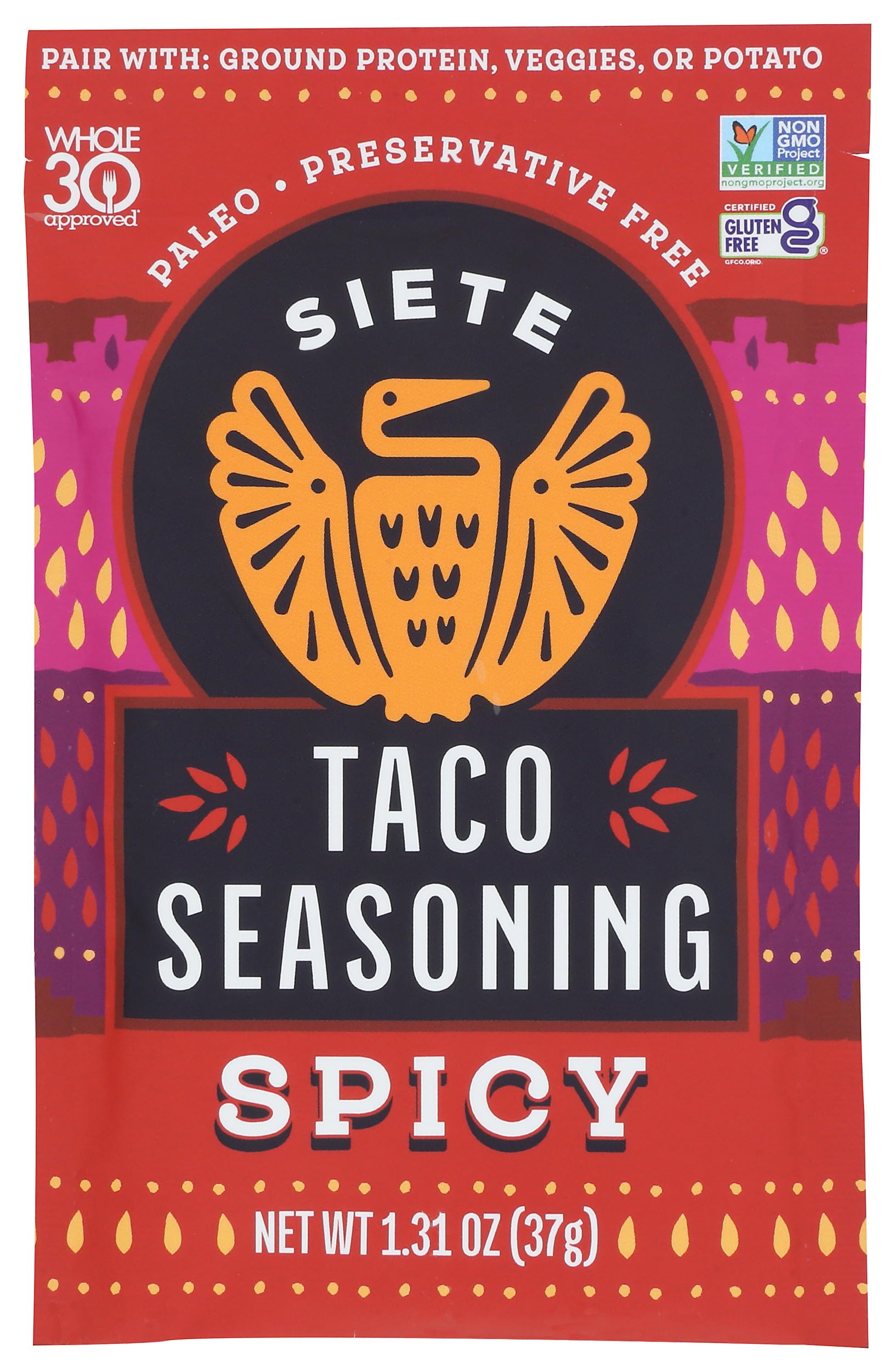 Snapklik.com : Siete Seasoning - Spicy Paleo, Preservative Free, Whole ...