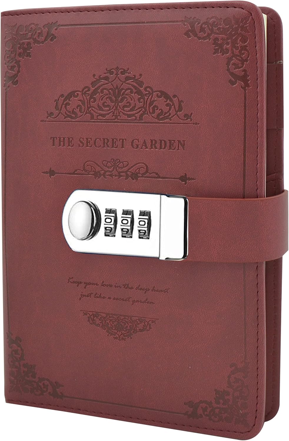 Ai-life Retro Vintage PU Leather Coded Notebook Planner Organizer with ...