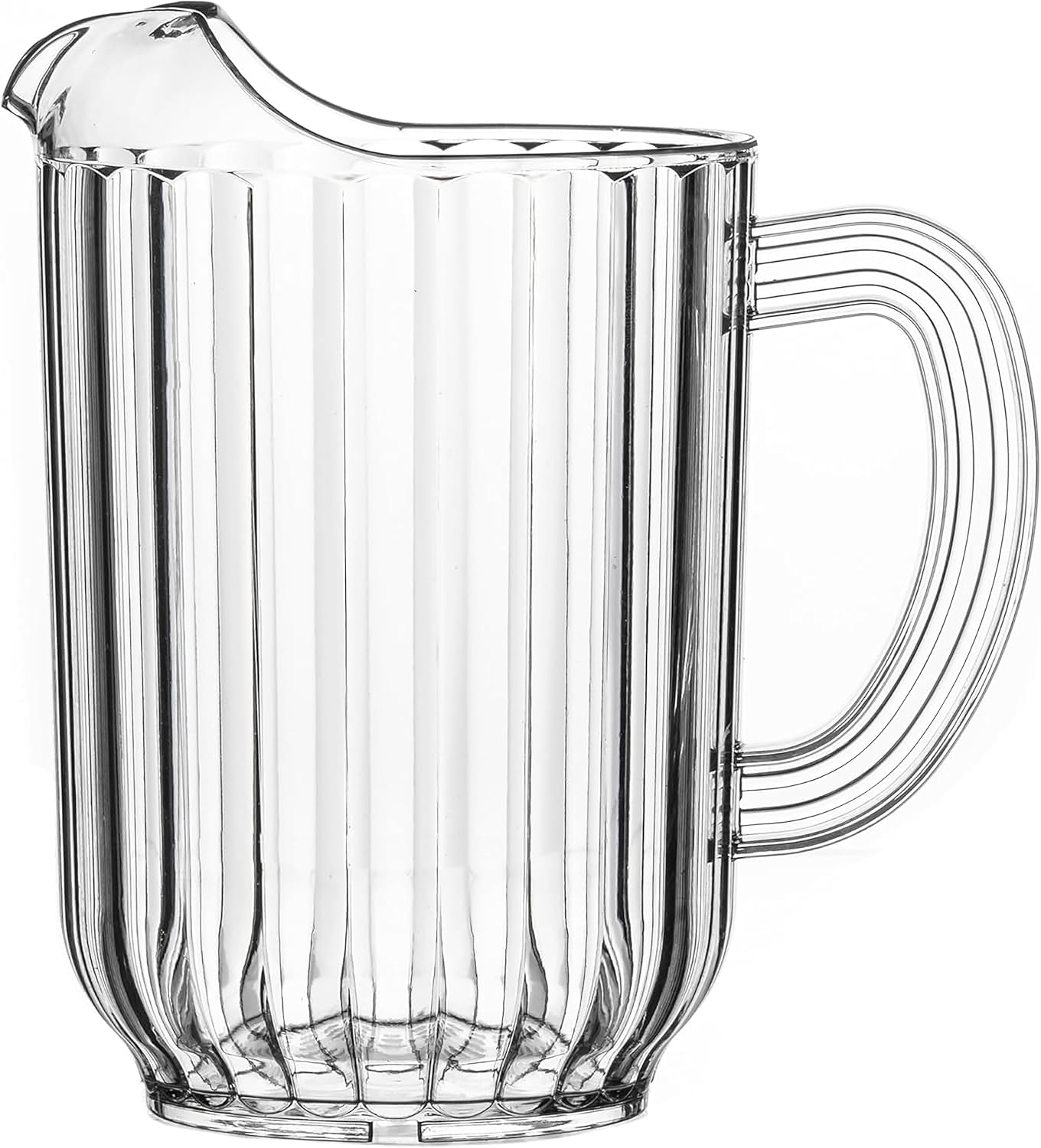 SECO 1.7L Ribbed Pitcher - Durable and Break-Resistant, Perfect for ...