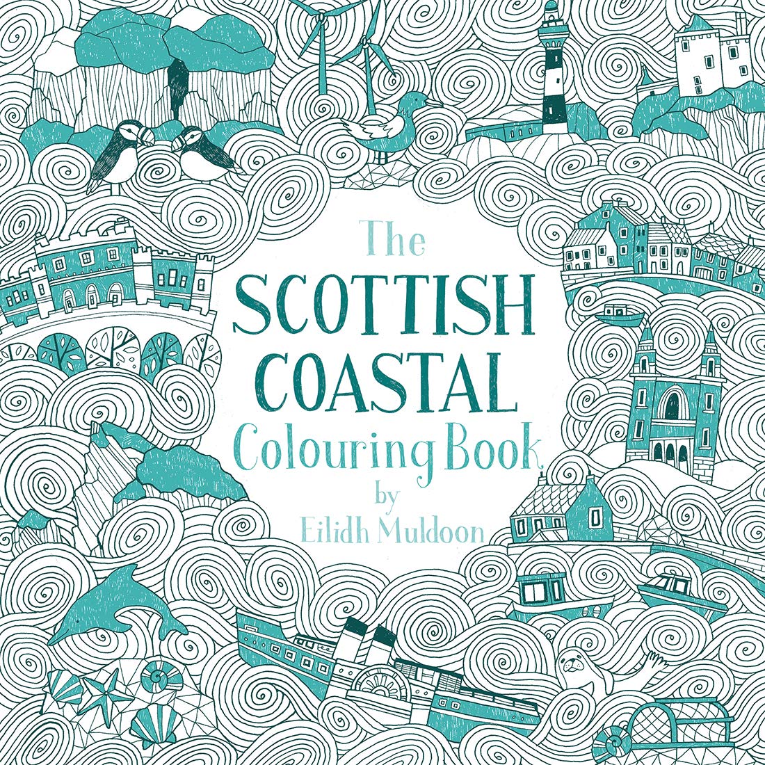 Amazon.com: The Scottish Coastal Colouring Book: 9781780276861: Muldoon ...