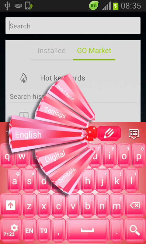 Pink Diamonds Keyboard - App on the Amazon Appstore
