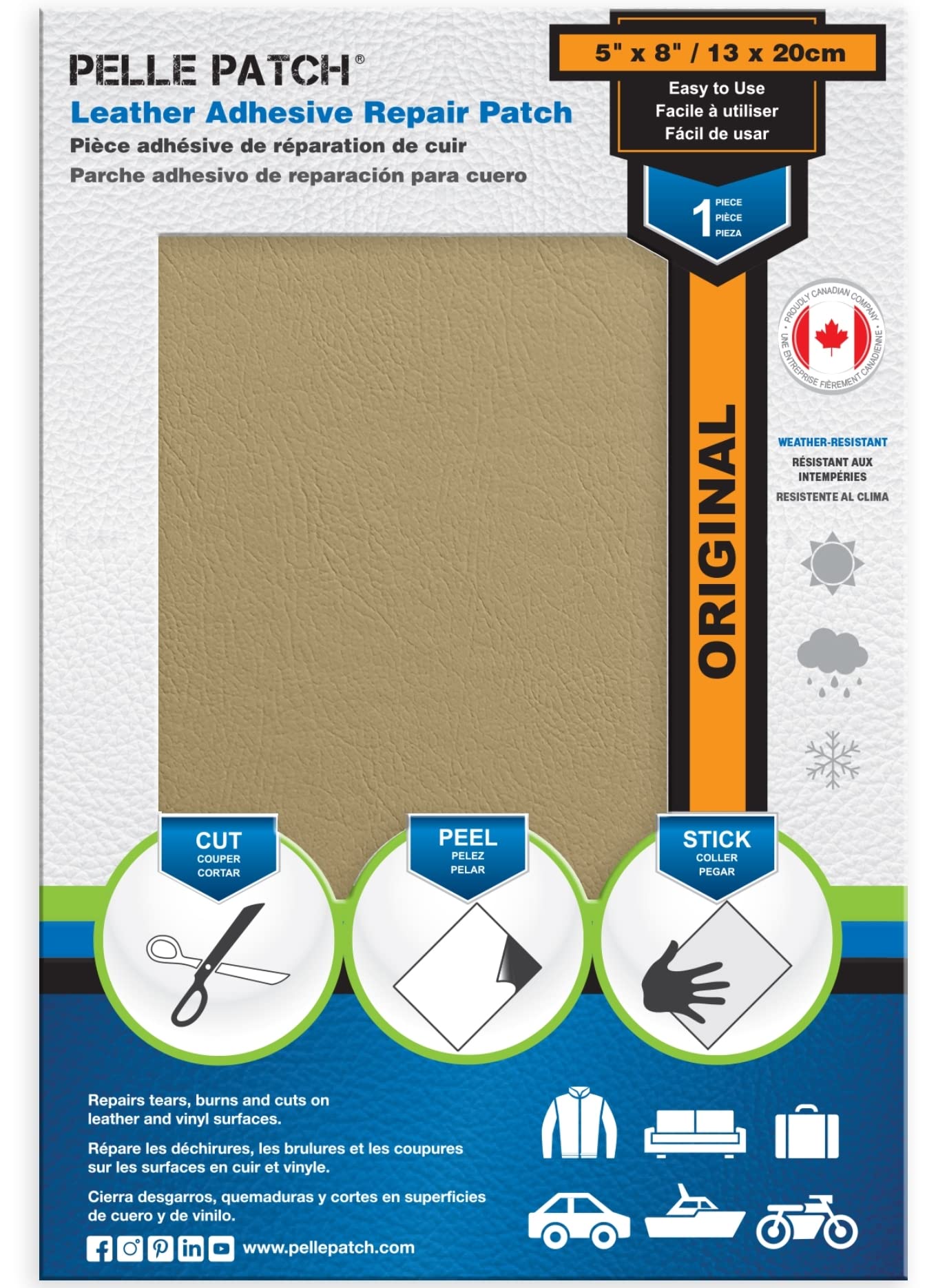 Amazon.com: Pelle Patch - Vinyl Siding Repair Patch - 25 Colors ...