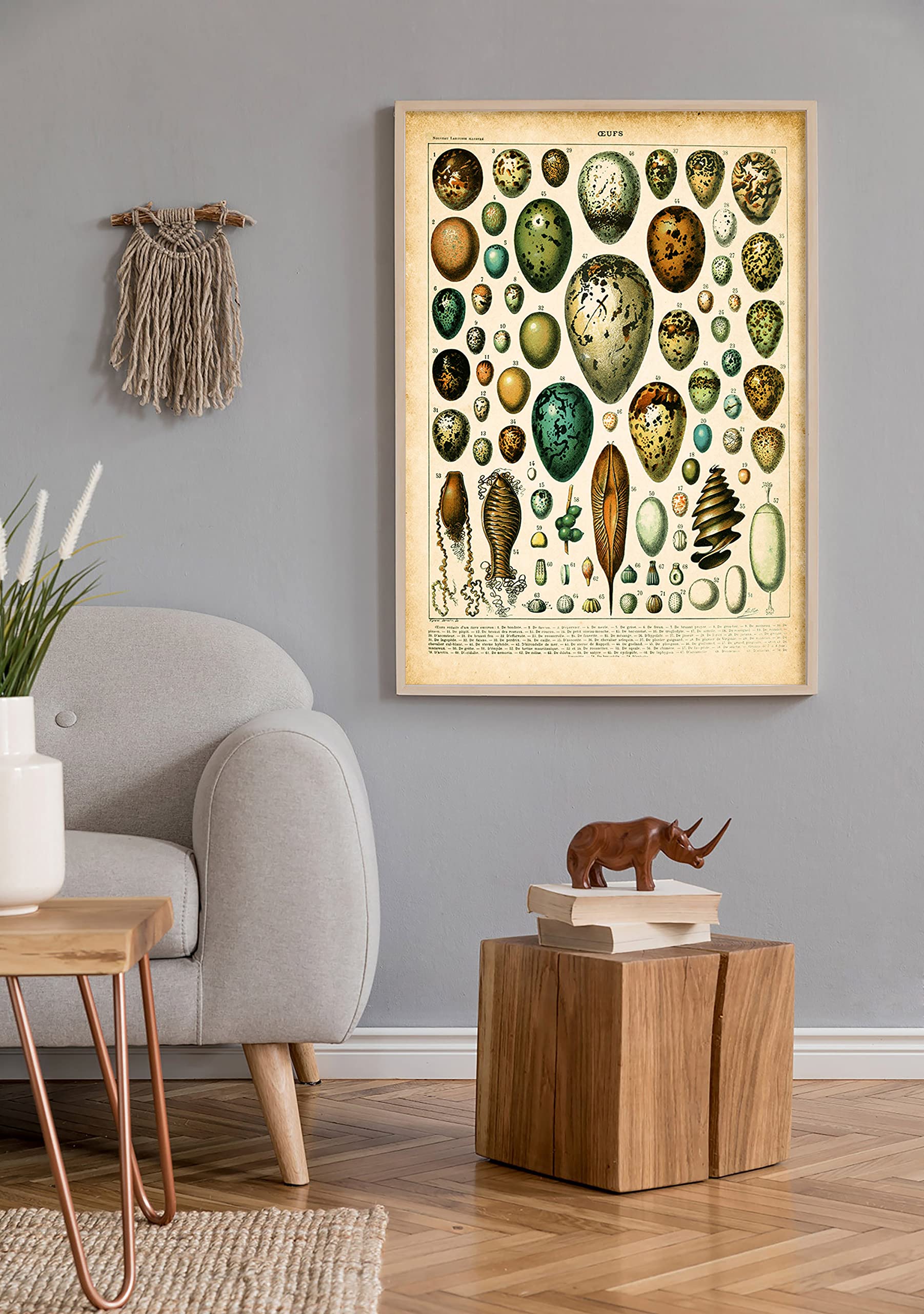 Ilustracao De Ovo Vintage Arte E Decoração De Parede Ovos Da Páscoa