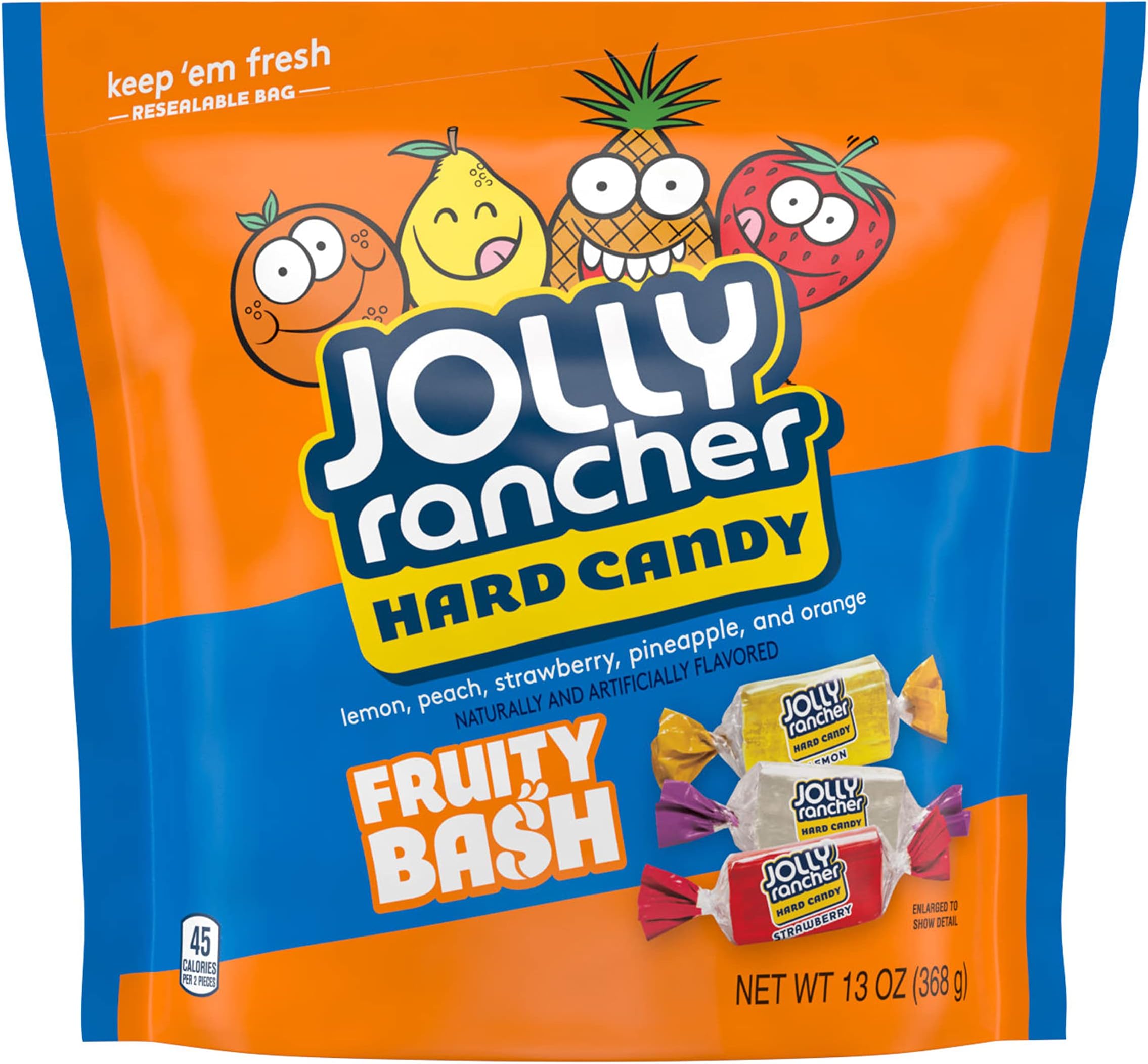 Amazon.com : Jolly Rancher Hard Candy Tropical Flavor Candy (Pack of 8 ...