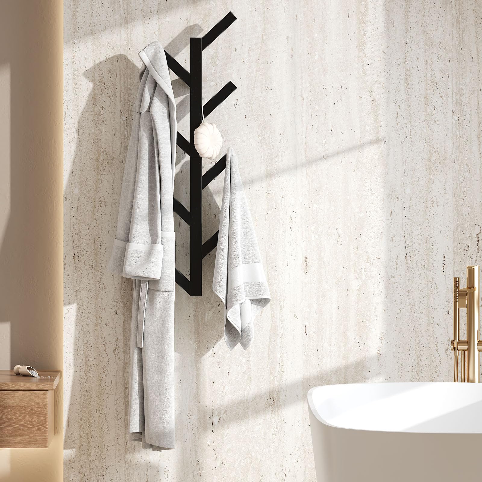 Snapklik.com : Wall Mounted Coat Rack,Hat Rack -c Coat Rack Wall Mount ...