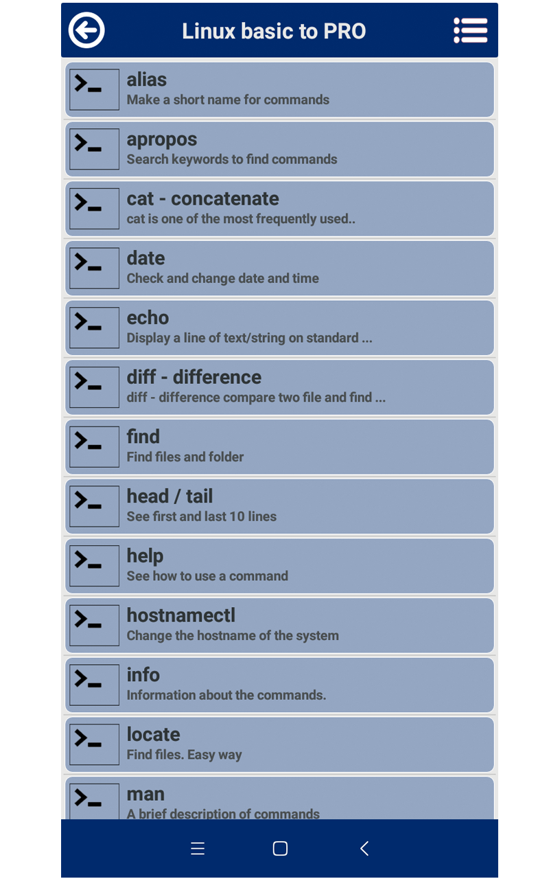 Linux Basic to PRO - App on Amazon Appstore