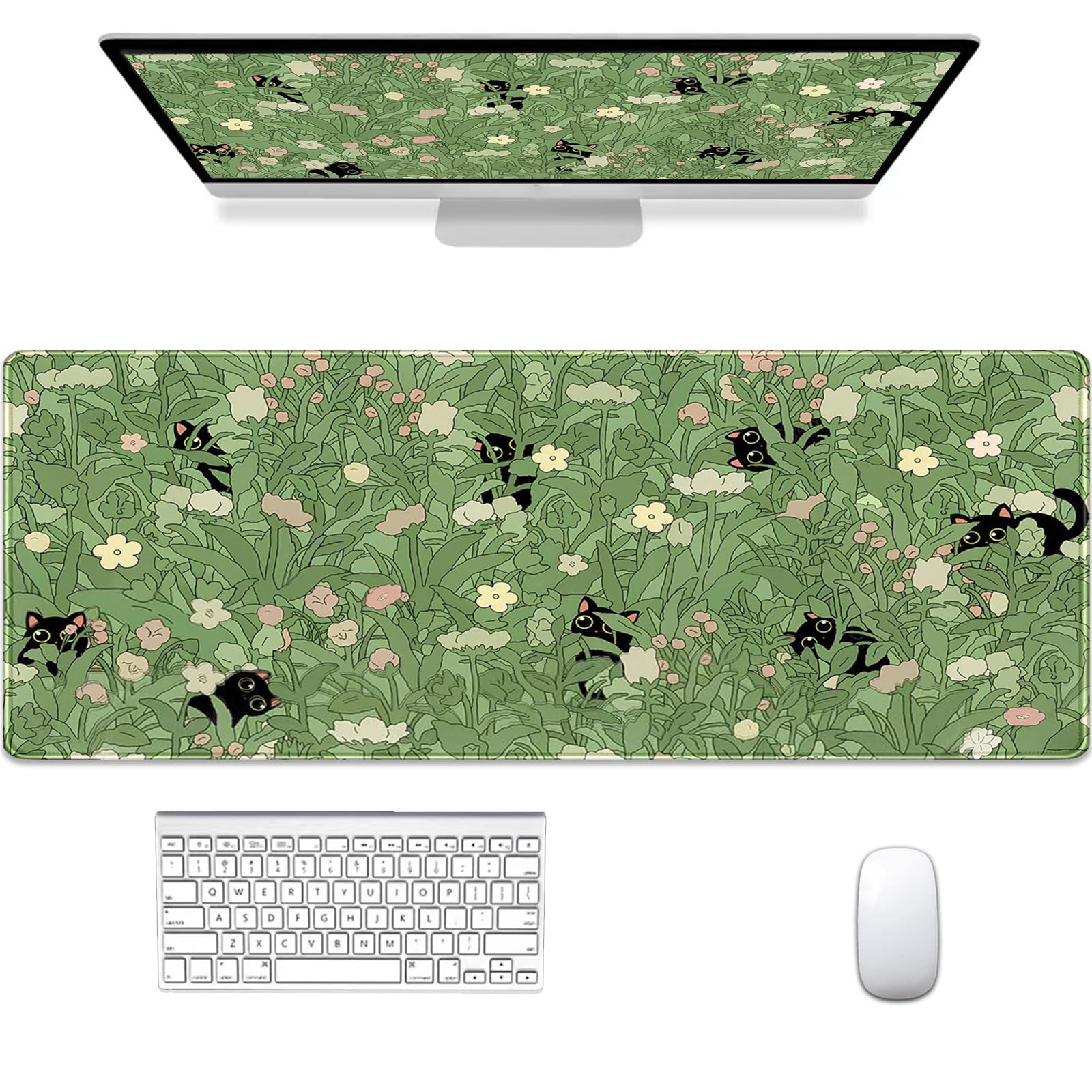 Amazon.com : Gaming Mouse Pad XXL Extended Anime Mouse Pad 31.5x11.8 ...