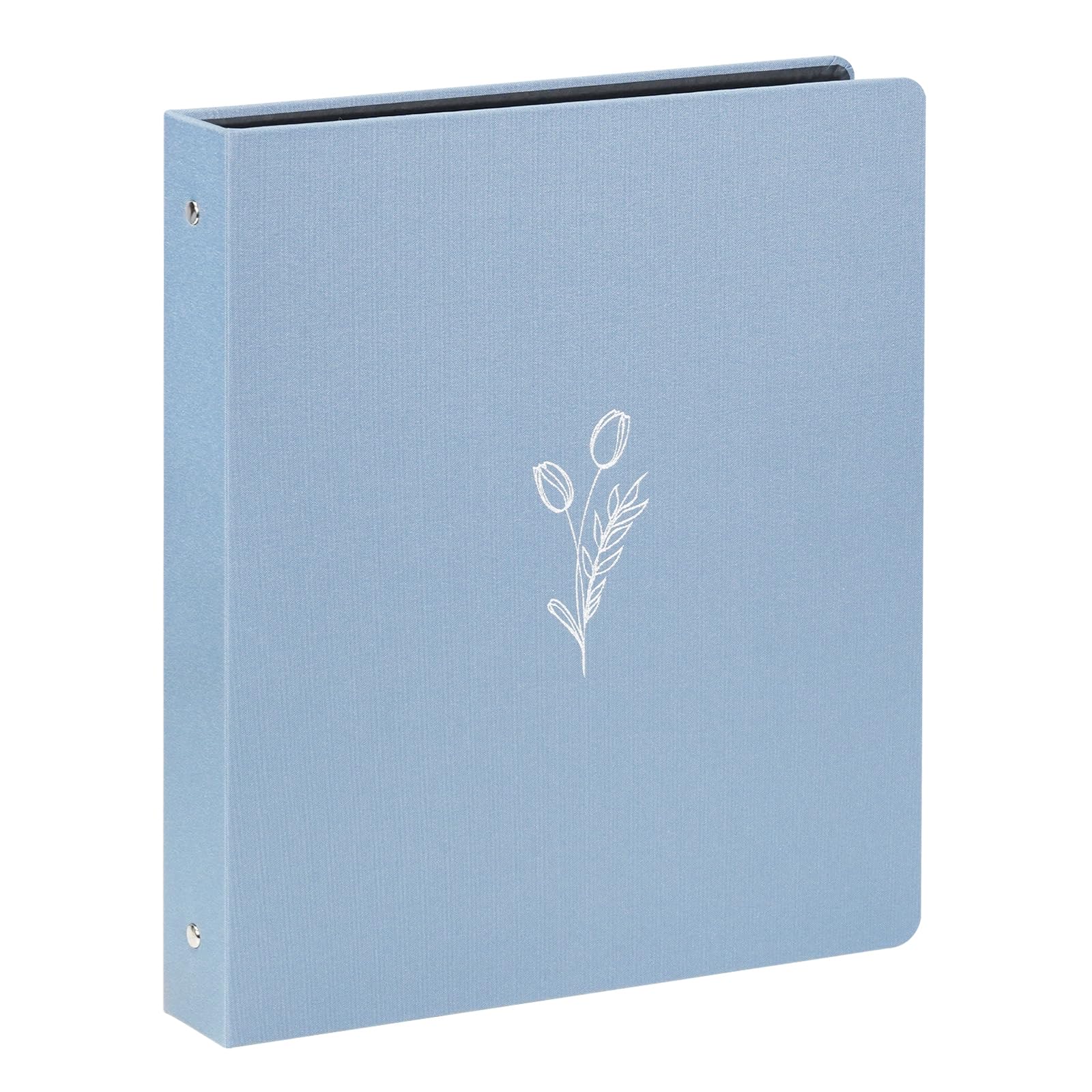 Amazon.com : Hiwhy 3 Ring Binder 1 Inch Round Rings Durable Binder with ...