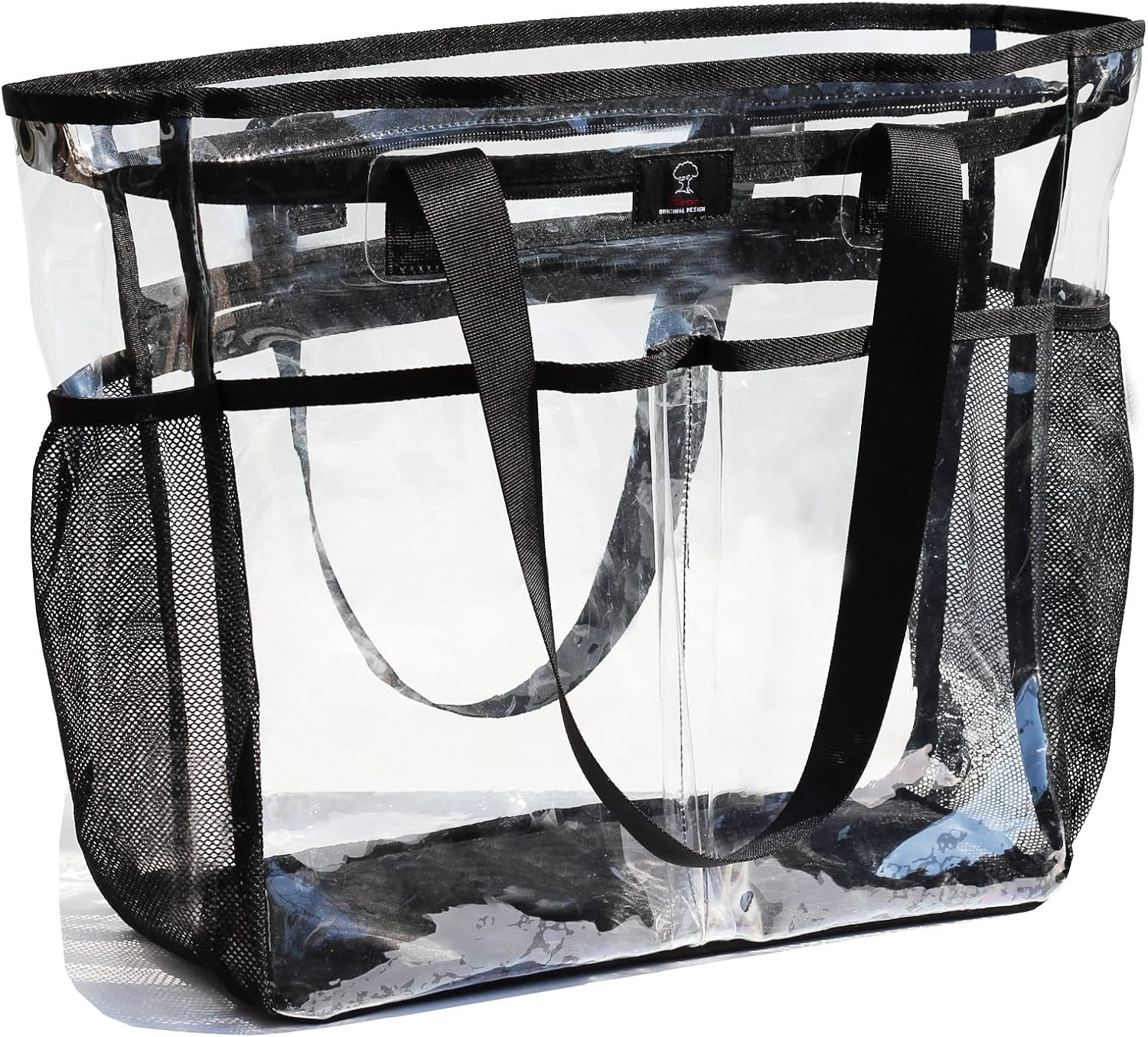 ESVAN Clear Tote bags Stadium Approved Security Travel Gym See Through ...