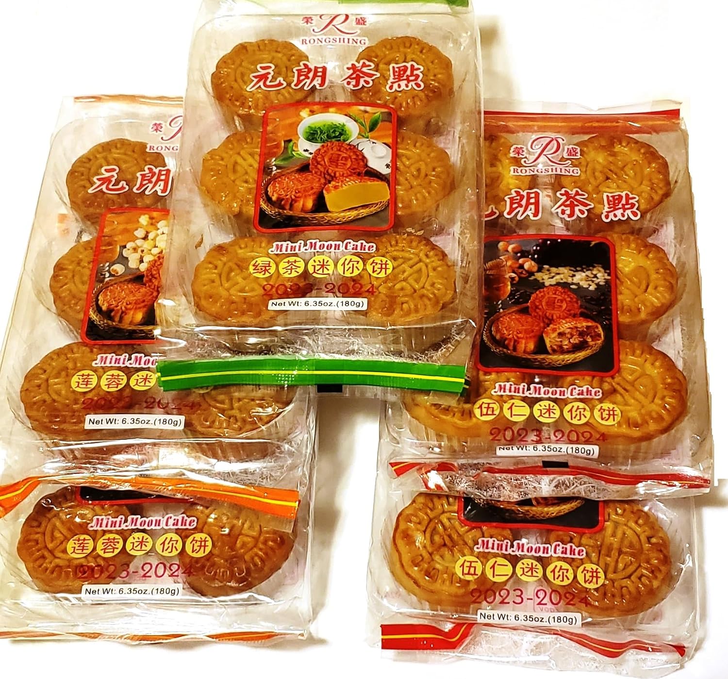 Amazon.com: Mini Moon Cakes Mid-Autumn Festival Cake 中秋月饼 3 Flavors ...