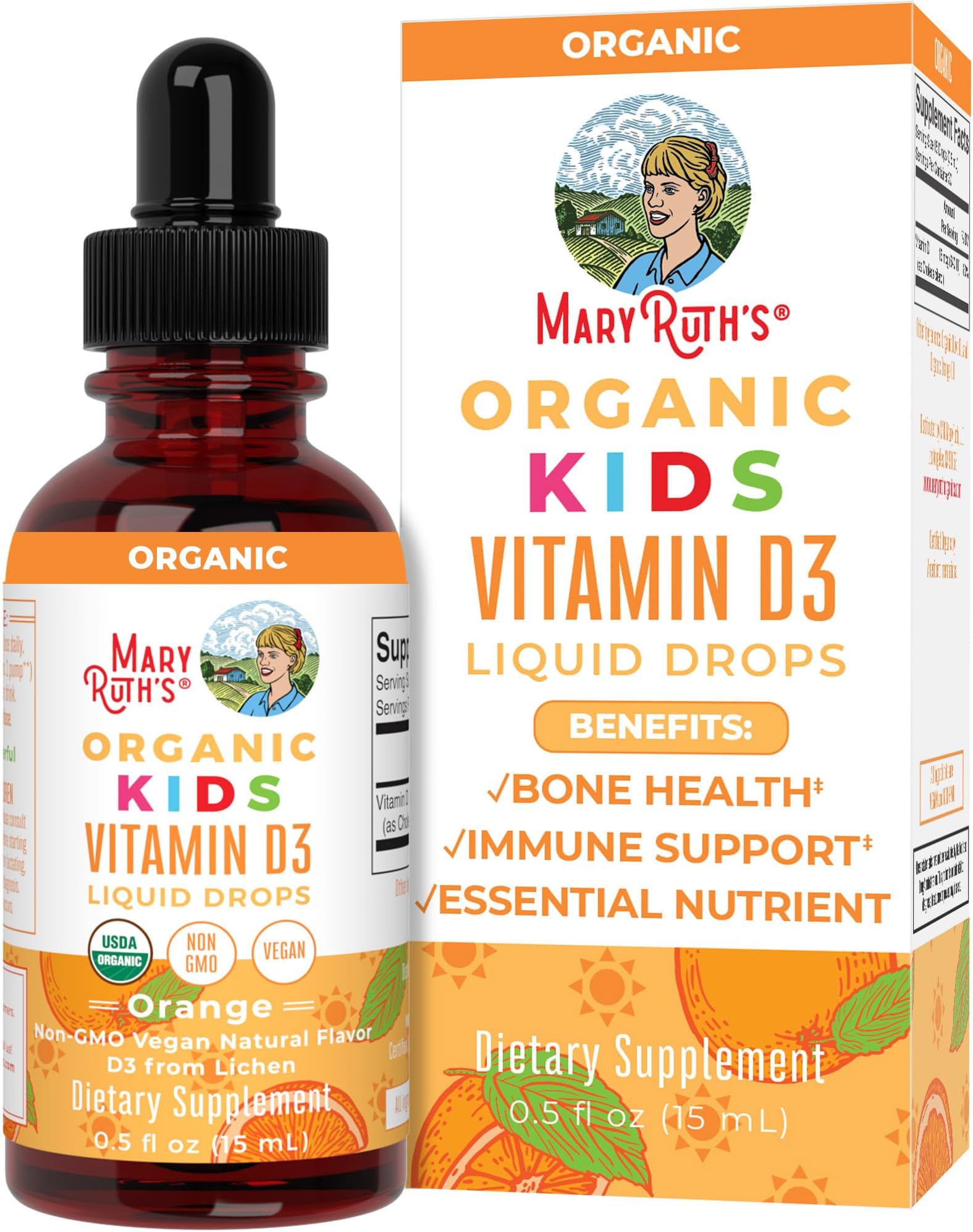 Amazon.com: Ddrops Kids Booster 600IU 100 Drops - Daily Liquid Vitamin D for Kids. Support ...