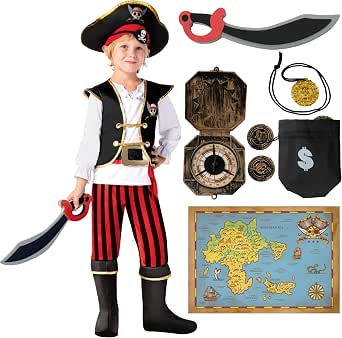 Amazon.com: Spooktacular Creations Pirate Costume for Kids, Boys Pirate ...