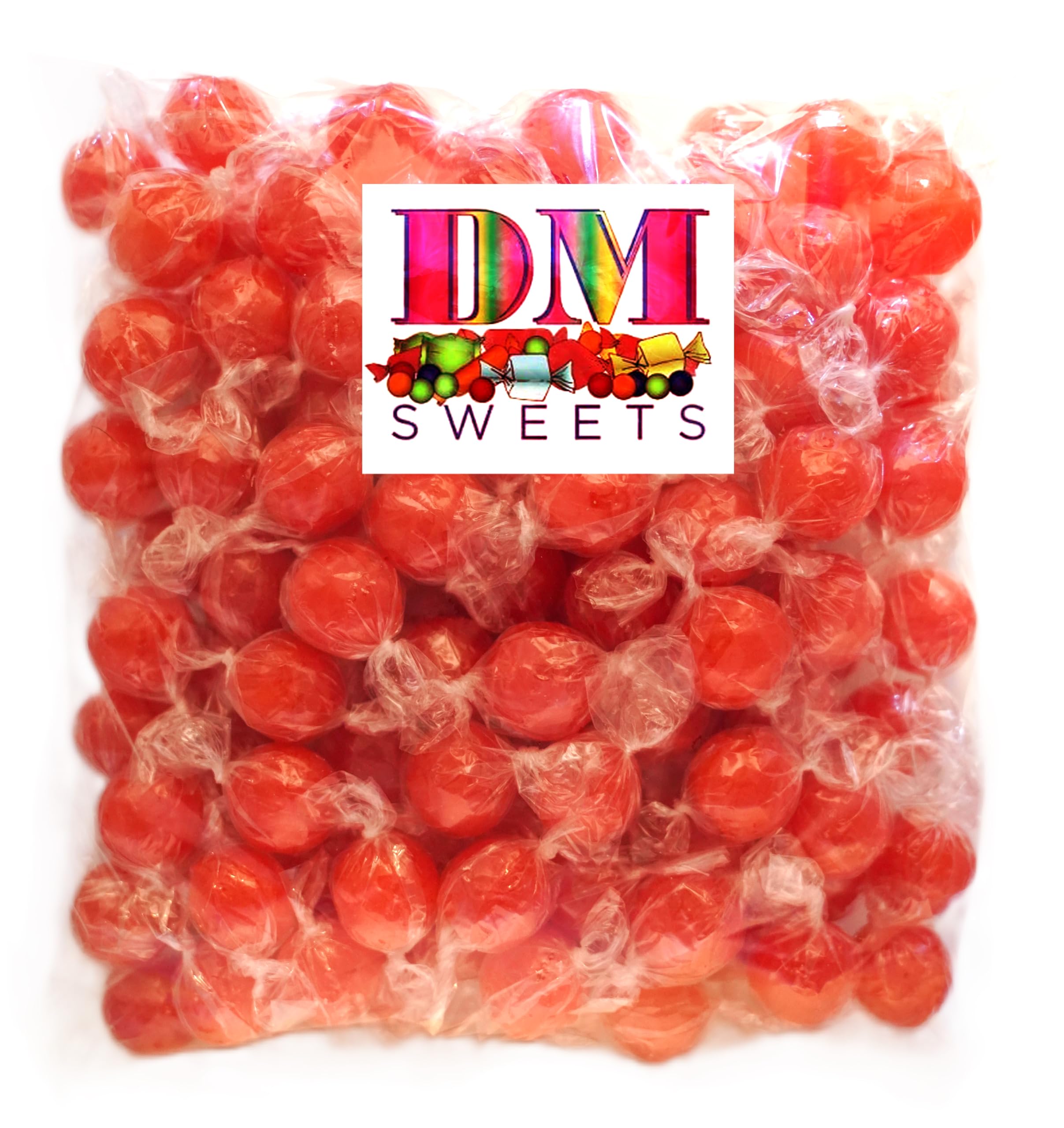 Amazon.com : Jumbo Cherry Candy Balls with Gum Center - 2 lbs of Fresh ...