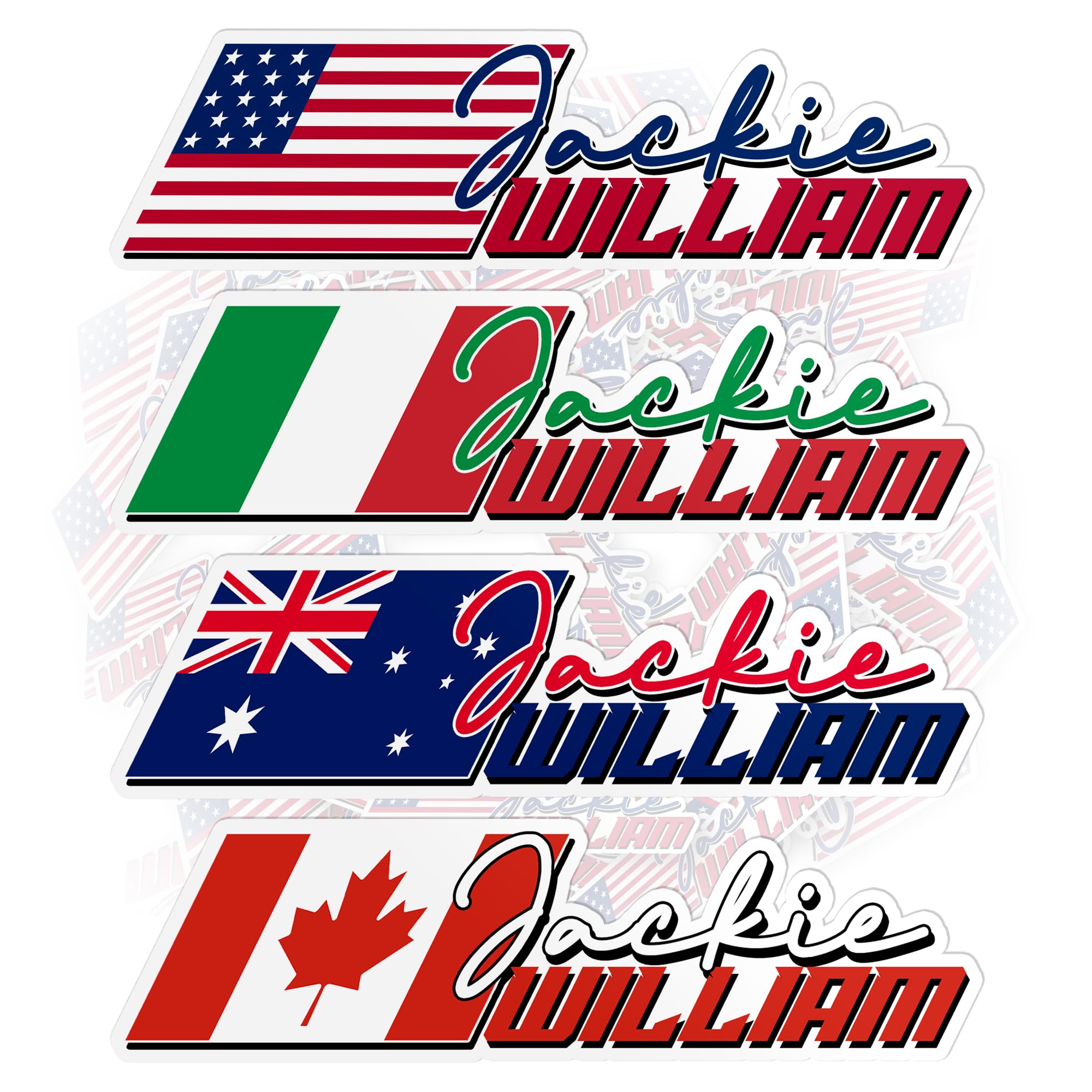 Amazon.com: Custom Racing Sticker Personalized Racing Decal with ...