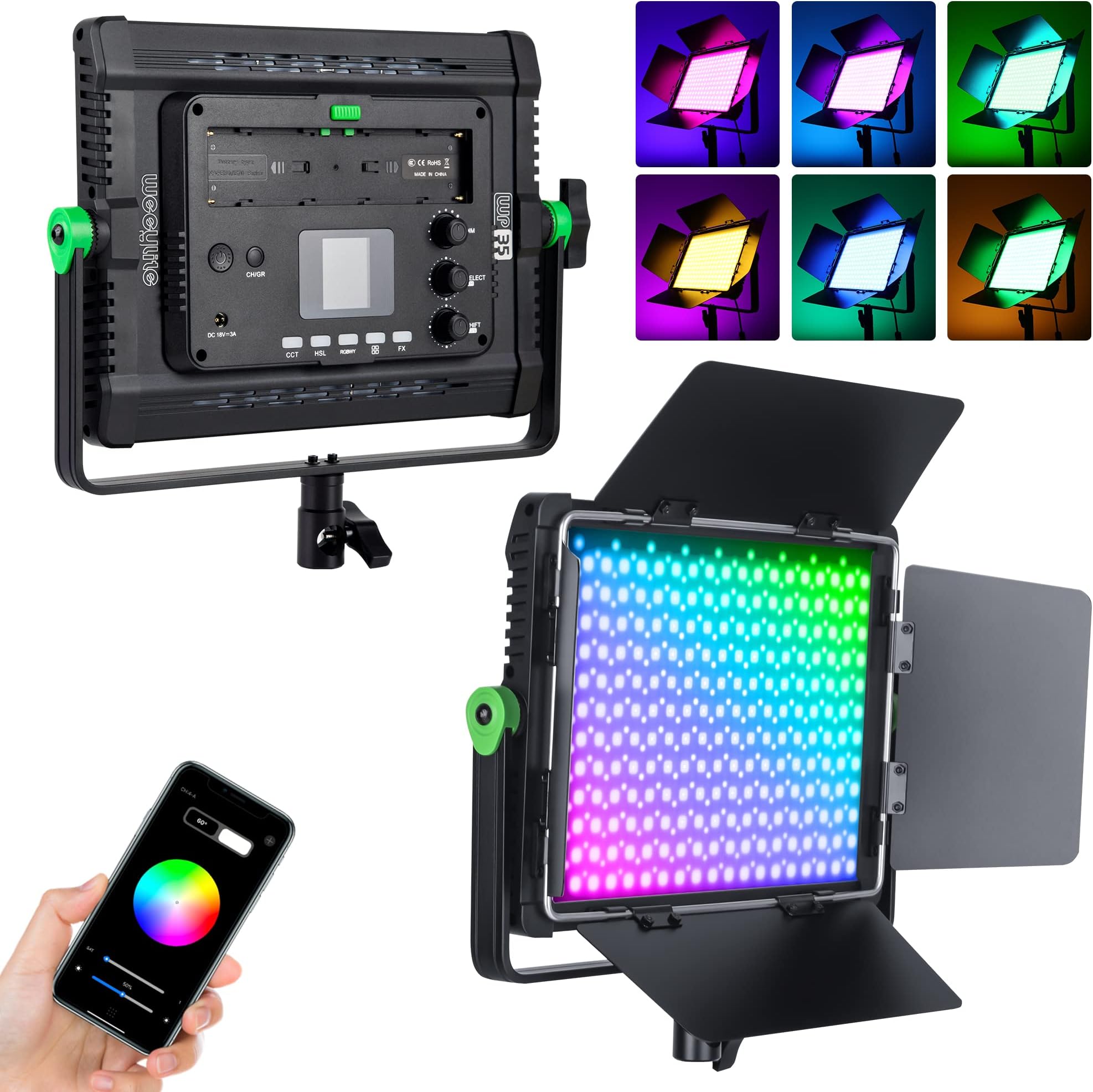 Amazon.com: VILTROX 30W RGB LED Photography Light Panel, Bi-Color ...