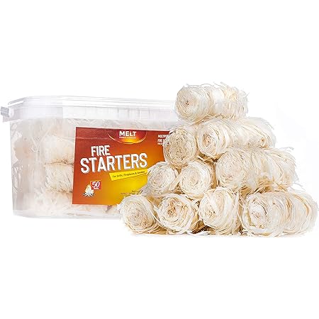 Amazon.com : Melt Candle Company Fire Starter - Fire Starter Pack for ...