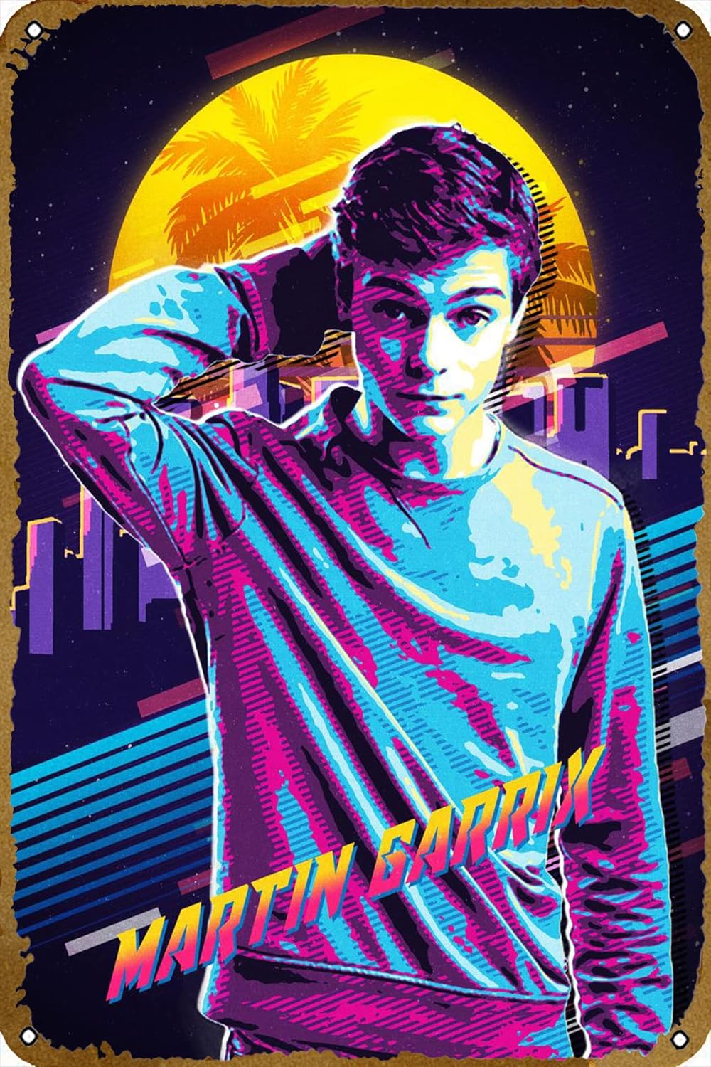 Amazon.com: MARTIN GARRIX poster Retro tin Sign Wall Art Decor Metal ...