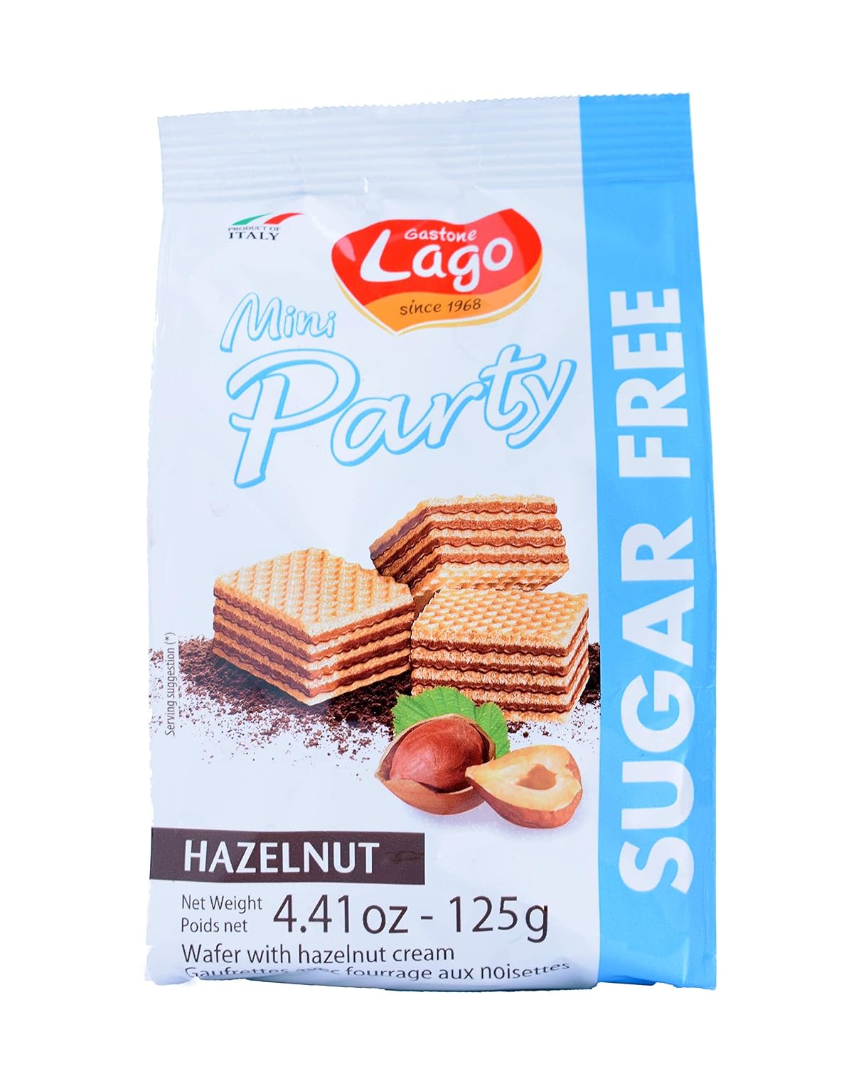 Lago Mini Party Wafers Hazelnut Cream Sugar Free : Amazon.in: Grocery ...