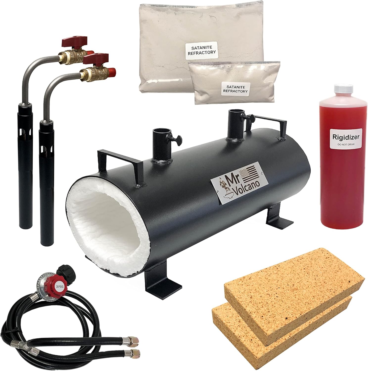 Amazon.com: MR VOLCANO Dual Magma - Double Burner Portable Propane ...