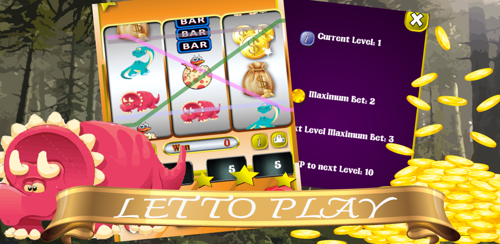 Jurassic Extinct Fight Slot : Tropical Dinosaurs Casino Games:Amazon.es ...