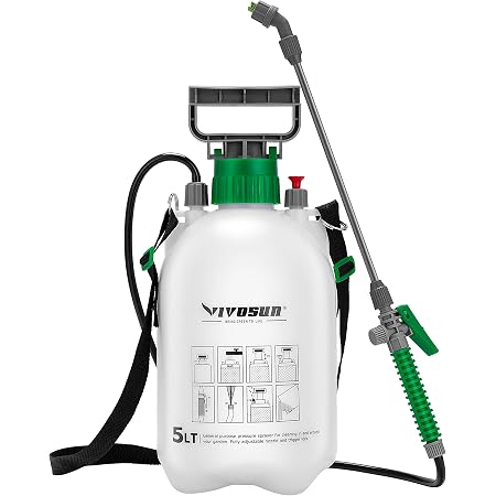 Amazon.com: VIVOSUN 2-Gallon Pump Pressure Sprayer, Pressurized Lawn ...