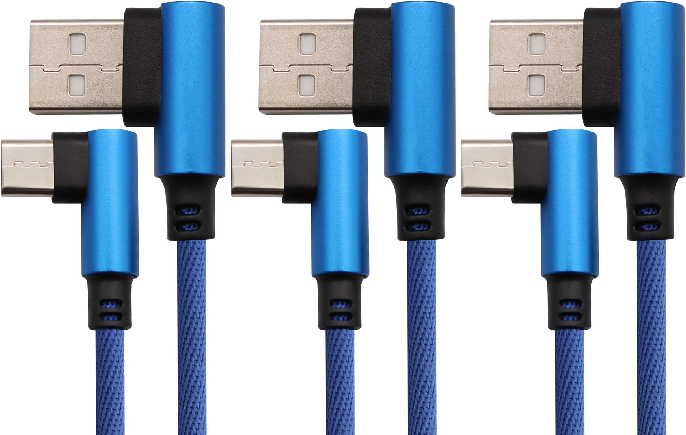 Amazon.com: AAOTOKK 3 Ft Type C 90 Degree Cable Right Angle Type C USB ...