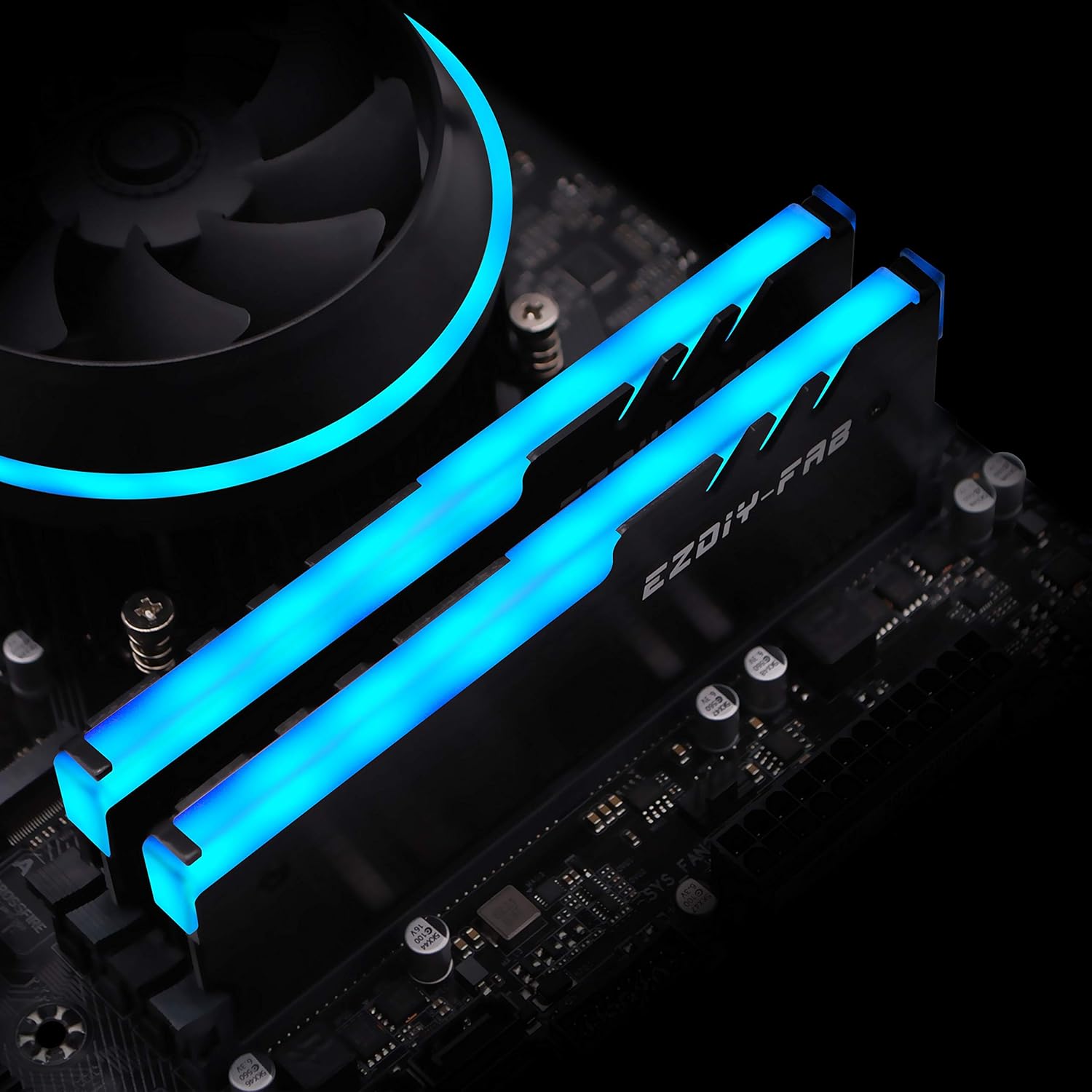 EZDIY-FAB 12V RGB Memory RAM Cooler, Compatible with Philippines | Ubuy