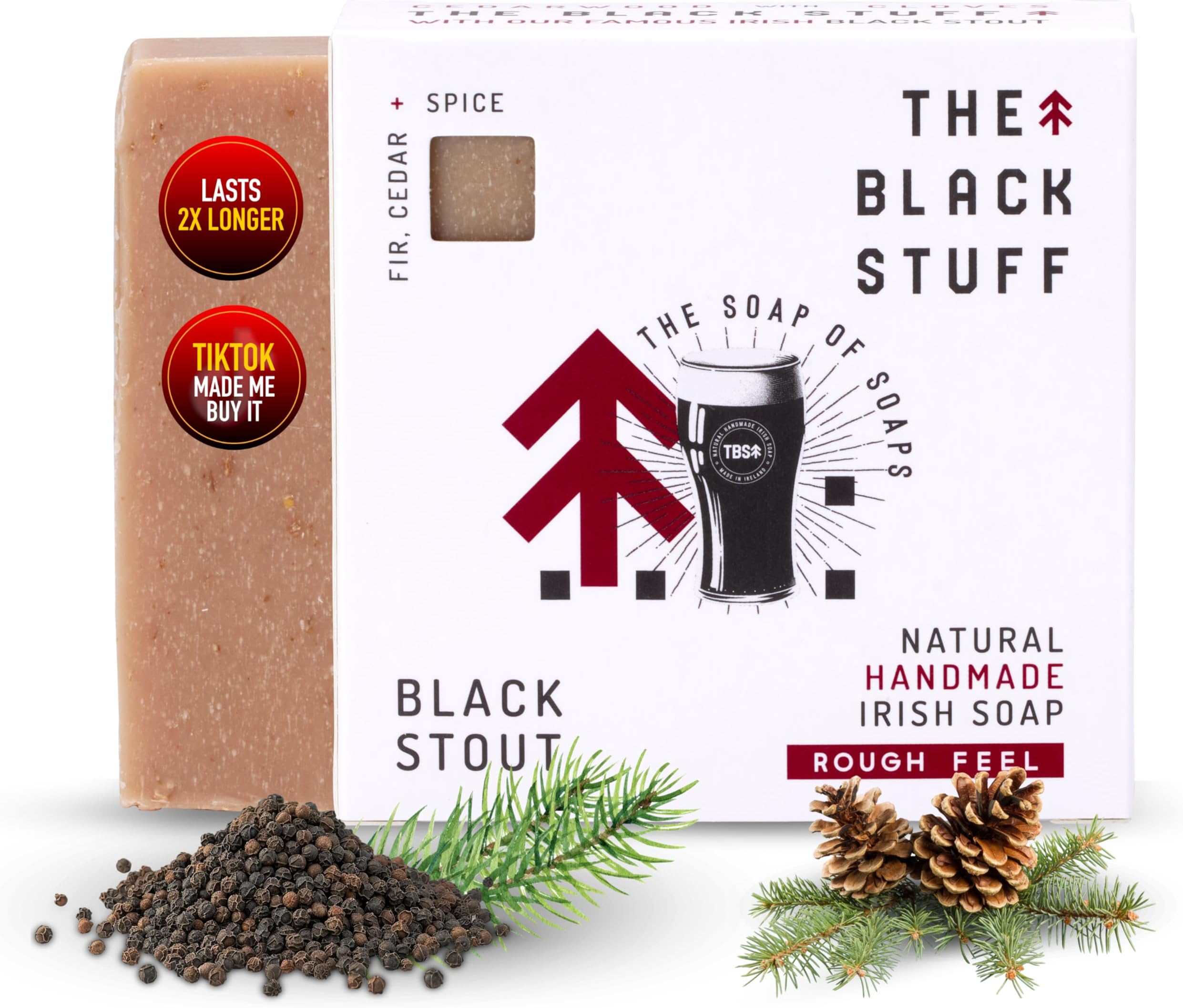 Amazon.com : The Black Stuff All Natural Organic Soap Bar - Pack of 3 ...