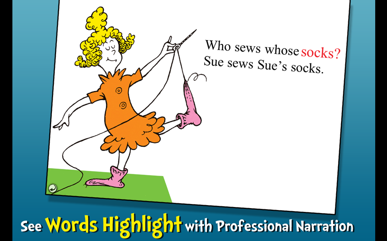 Fox In Socks - Dr. Seuss - App on Amazon Appstore