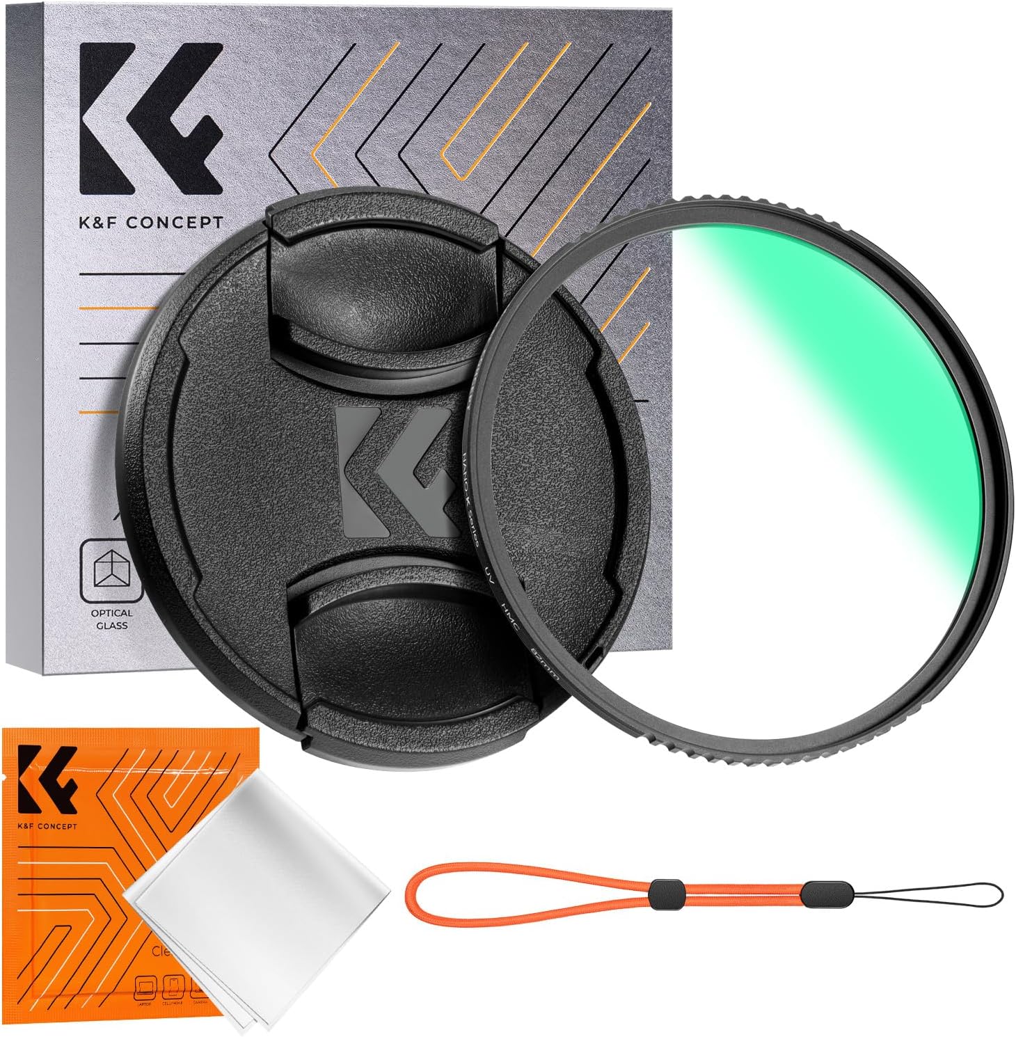 K&F CONCEPT 55mm UV Filter Ultra Slim Japan Optics Multi Coated ...