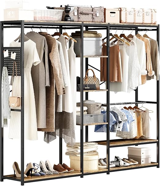 Amazon.com: Redlife Clothes Rack, 79 Inch Large Capacity Portable ...