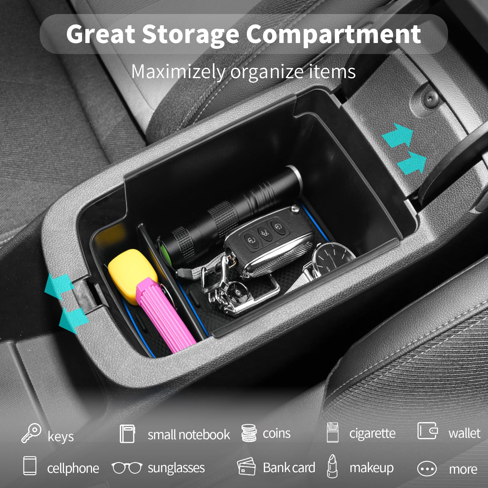 Snapklik.com : CDEFG 2024 2025 Trax Envista Center Console Organizer ...