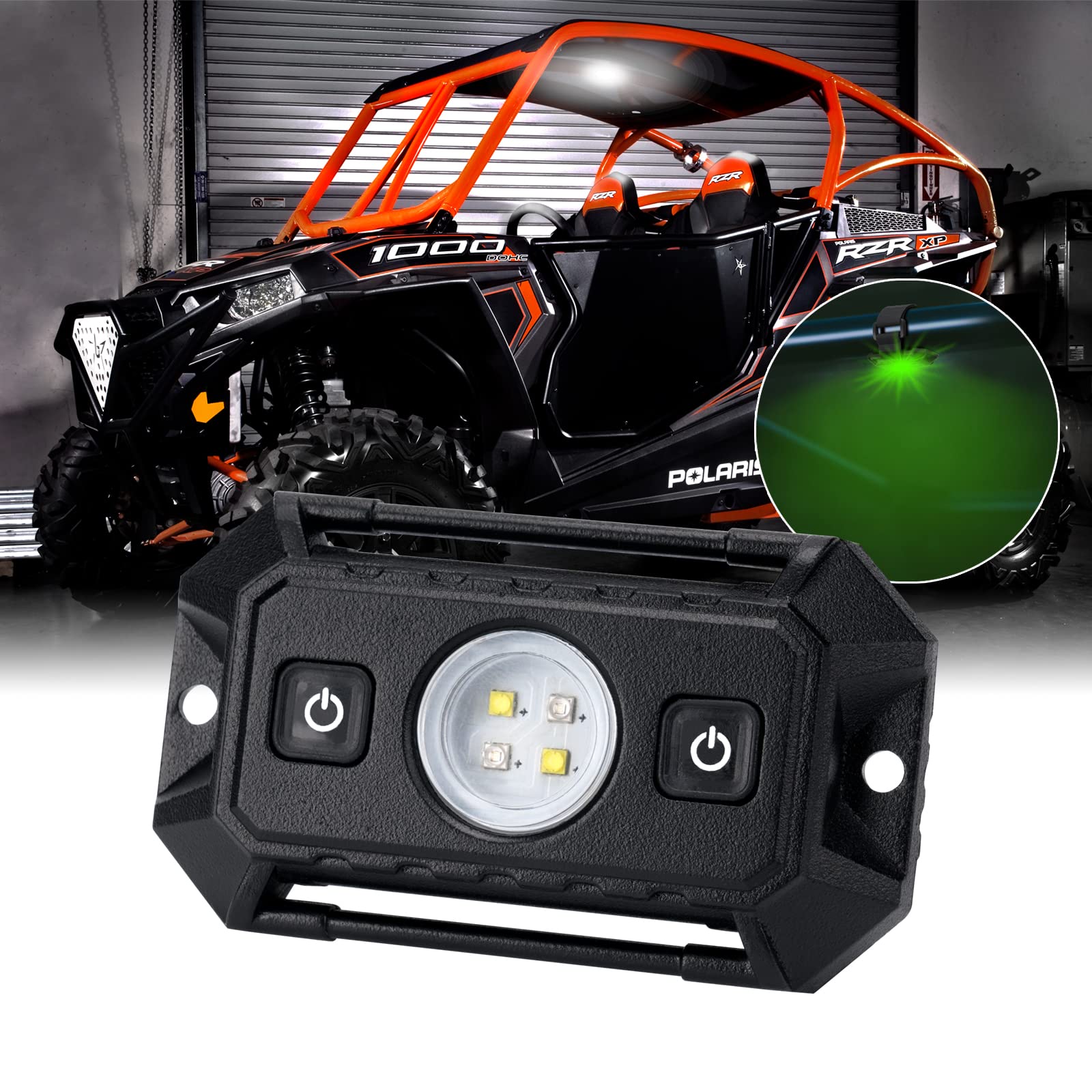 Utv Led Dome Light White Green Light Lzhou Tech Car | Desertcart Sri Lanka